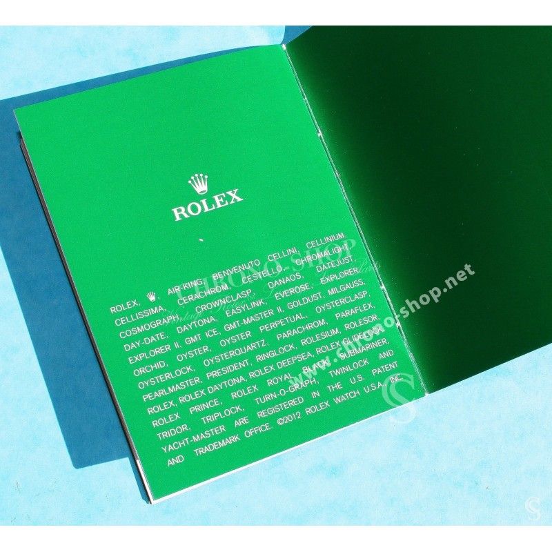 Rolex Rare Livret USA notice Revision Montres Rolex FACTORY SERVICE ...