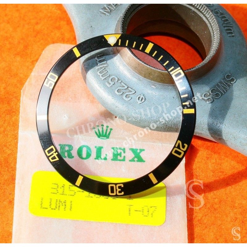 Rolex 70's Collectible 1680/8 Black Gold VINTAGE Luminova BEZEL INSERT ...