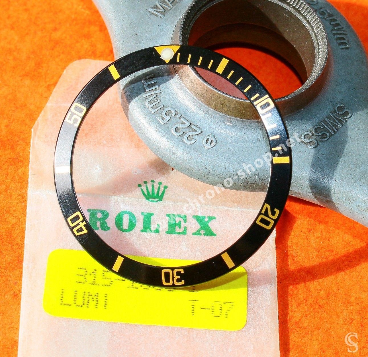 Rolex 70's Collectible 1680/8 Black Gold VINTAGE Luminova BEZEL INSERT ...