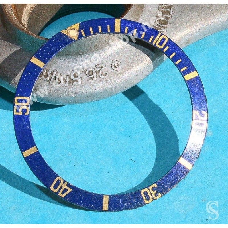 ROLEX ORIGINAL GRADUATED FAT FONT BLUE INSERT WATCH SUBMARINER 1680 ...