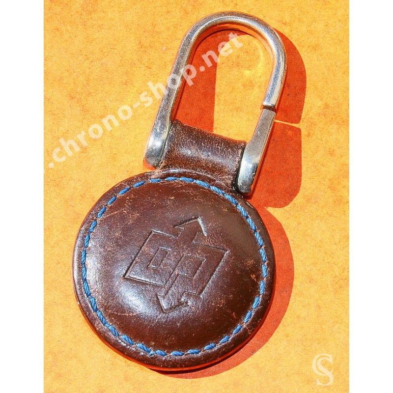 Panerai Collectible 1997 vintage Padded Leather keychain, keyring watch ...
