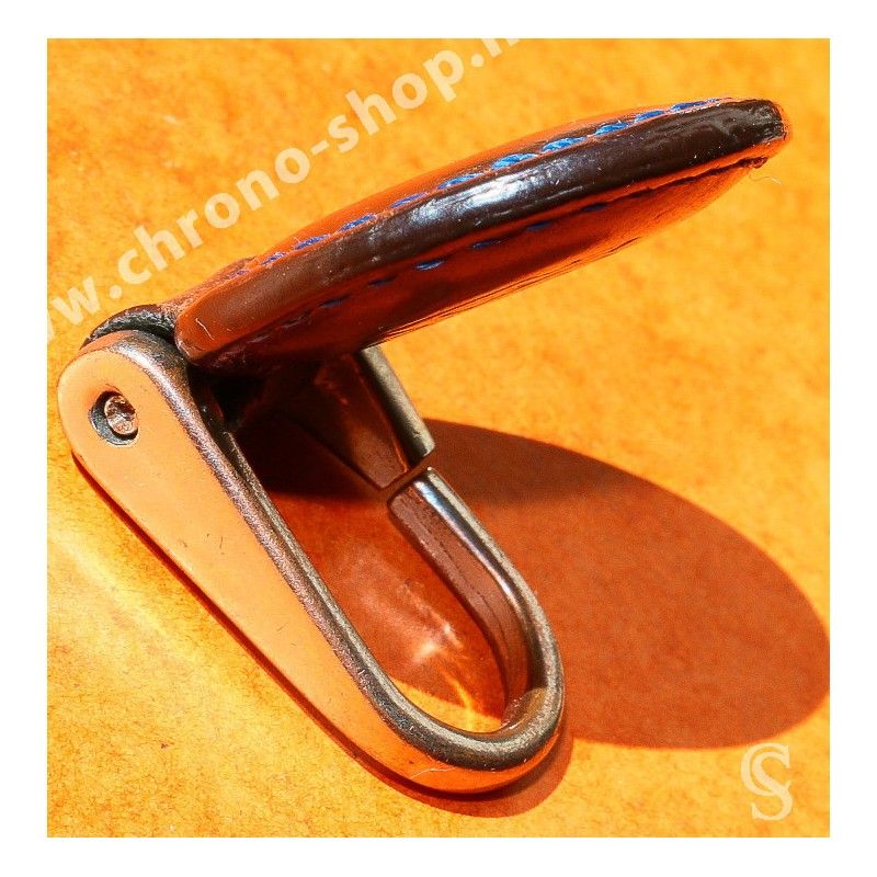 Panerai Collectible 1997 vintage Padded Leather keychain, keyring watch ...
