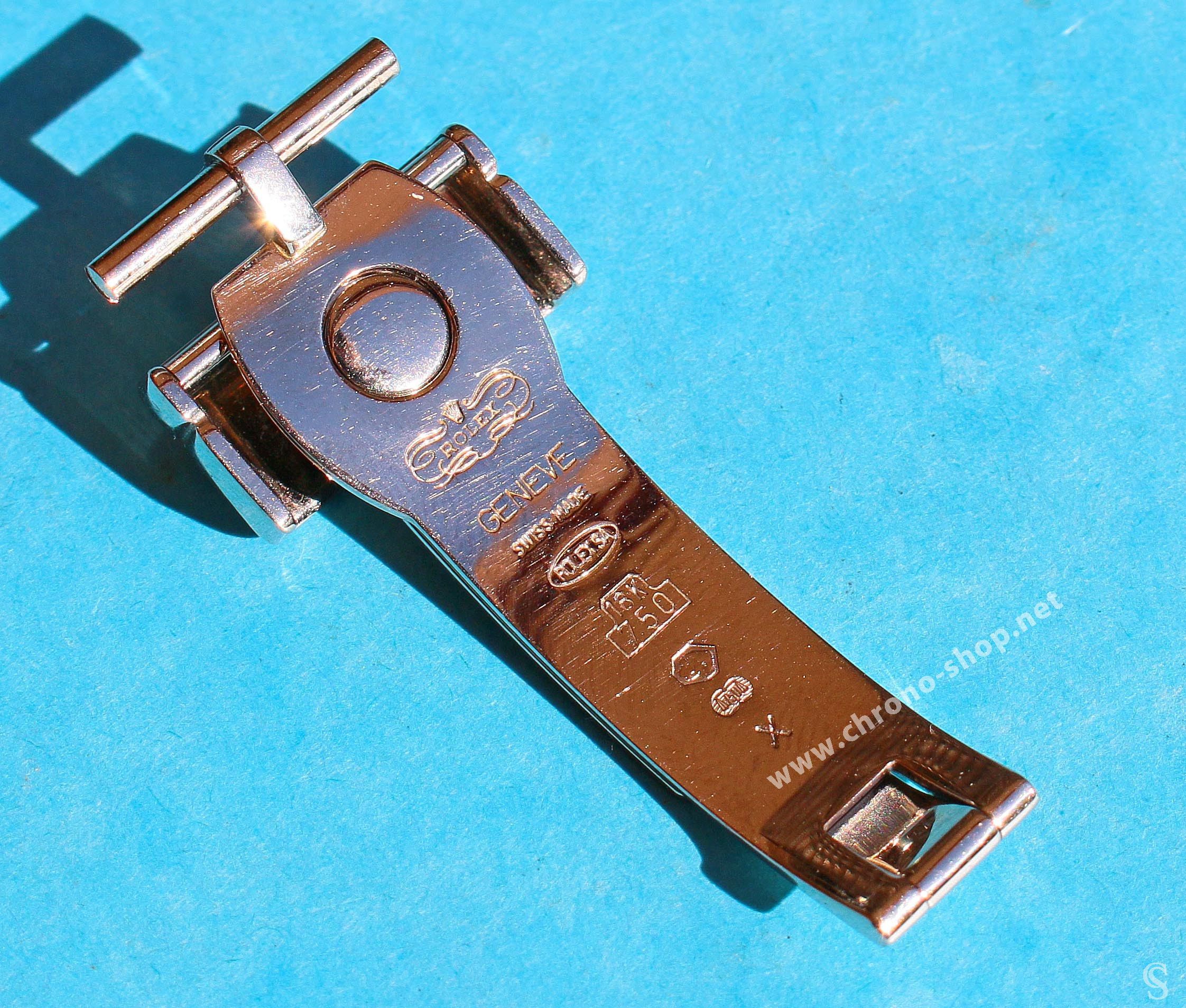 Rolex Original 18k White Gold Cellini Folding 16mm Clasp, deployment ...