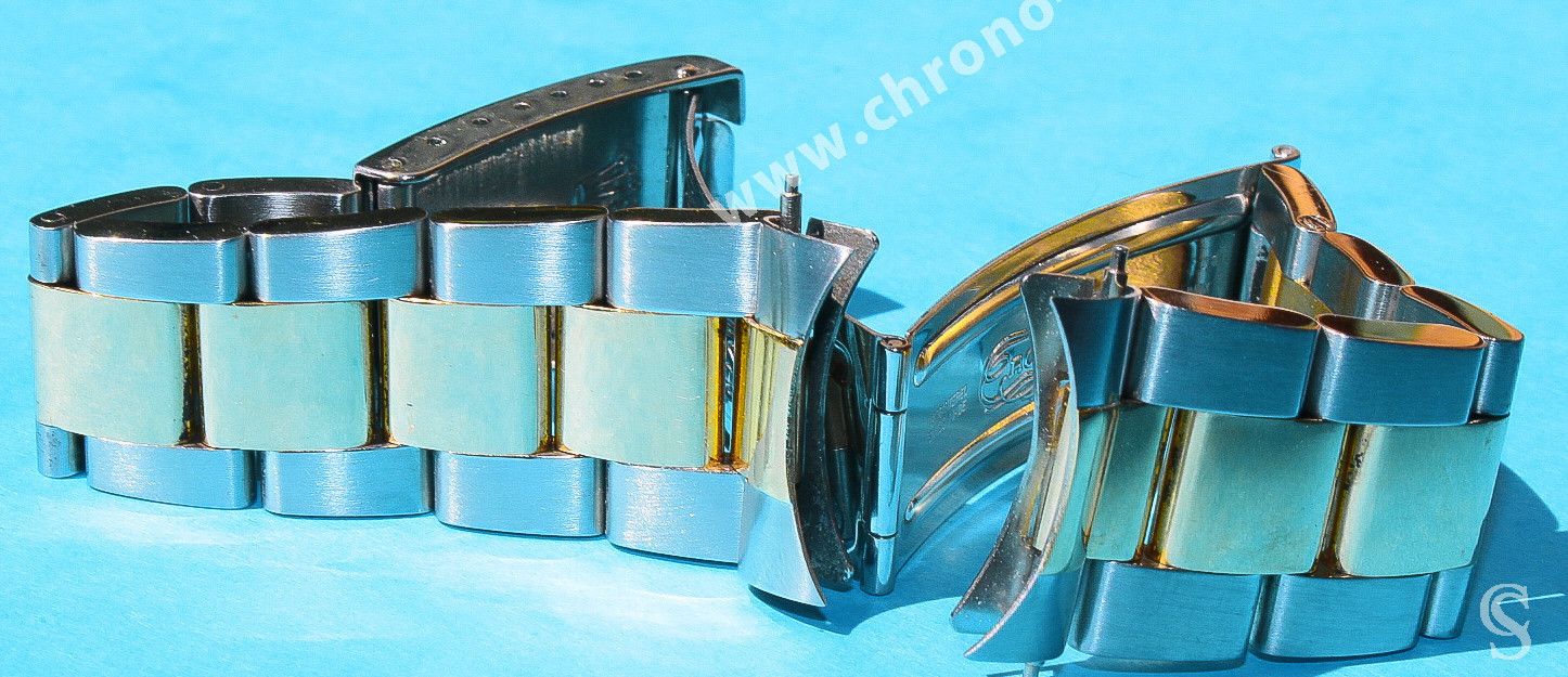 ROLEX 1990 BRACELET 20mm 78363-18 / 403 OR ACIER 16753, 16713 Datejust ...