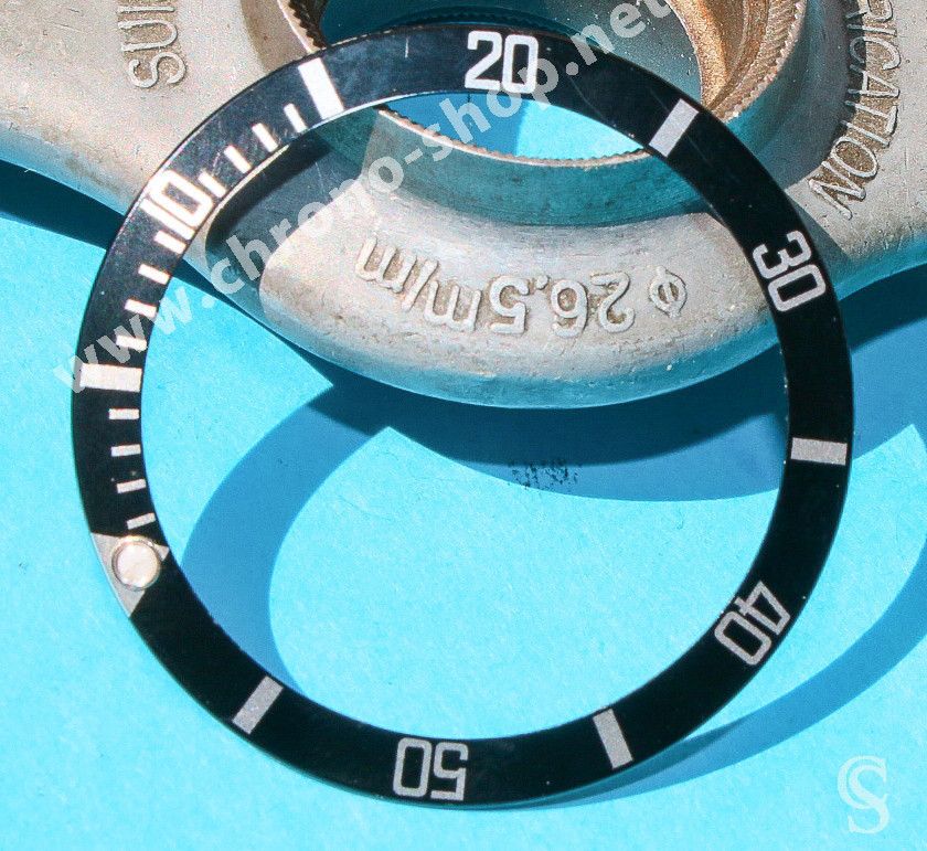 ROLEX ORIGINAL INSERT NOIR MONTRES SUBMARINER DATE 16800,168000,16610 ...