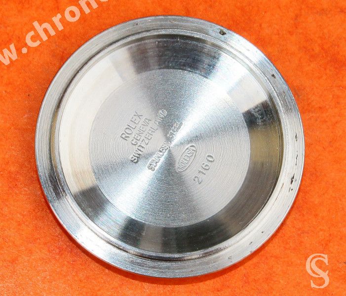ORIGINAL ROLEX 16610 SUBMARINER DATE WATCH CASEBACK ref 2160 SSTEEL CAL ...