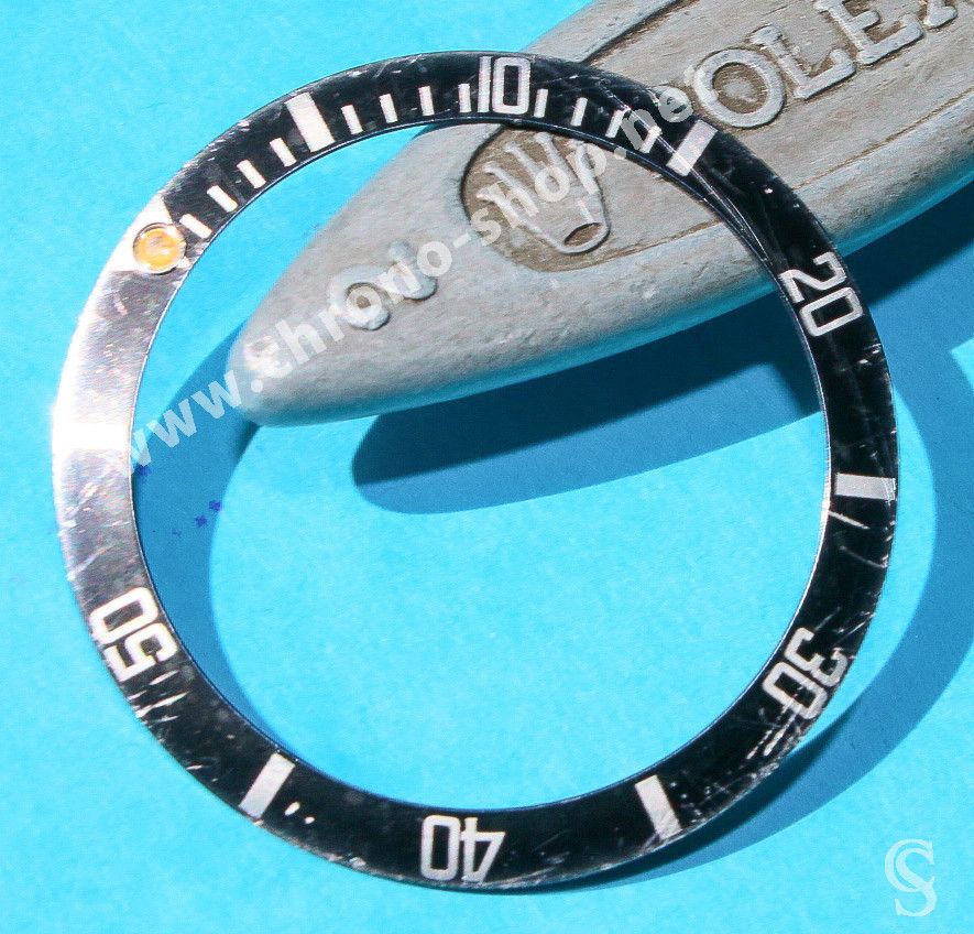 ROLEX ORIGINAL INSERT NOIR MONTRES SUBMARINER DATE 16800,168000,16610 ...