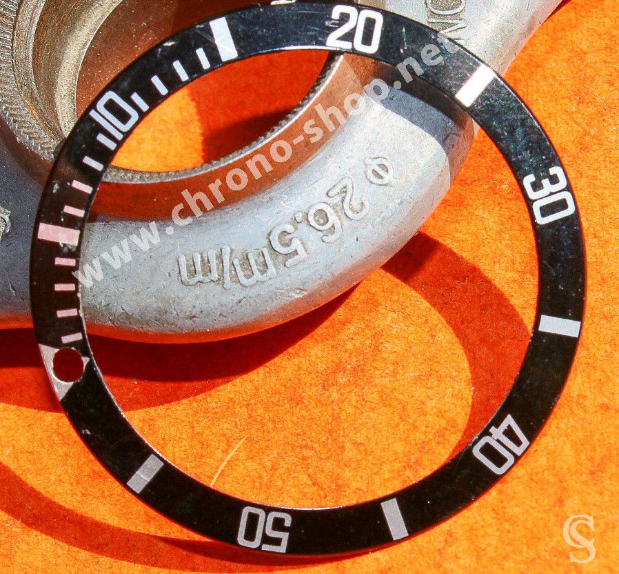 ROLEX ORIGINAL INSERT NOIR MONTRES SUBMARINER DATE 16800,168000,16610