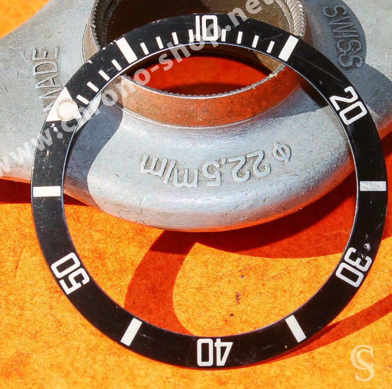 ROLEX ORIGINAL INSERT NOIR MONTRES SUBMARINER DATE 16800,168000,16610 ...