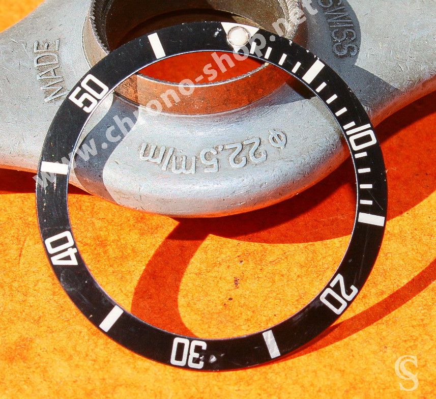 ROLEX ORIGINAL INSERT NOIR MONTRES SUBMARINER DATE 16800,168000,16610 ...