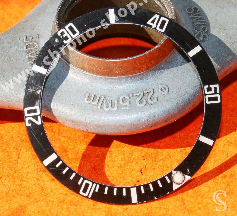 ROLEX ORIGINAL INSERT NOIR MONTRES SUBMARINER DATE 16800,168000,16610 ...