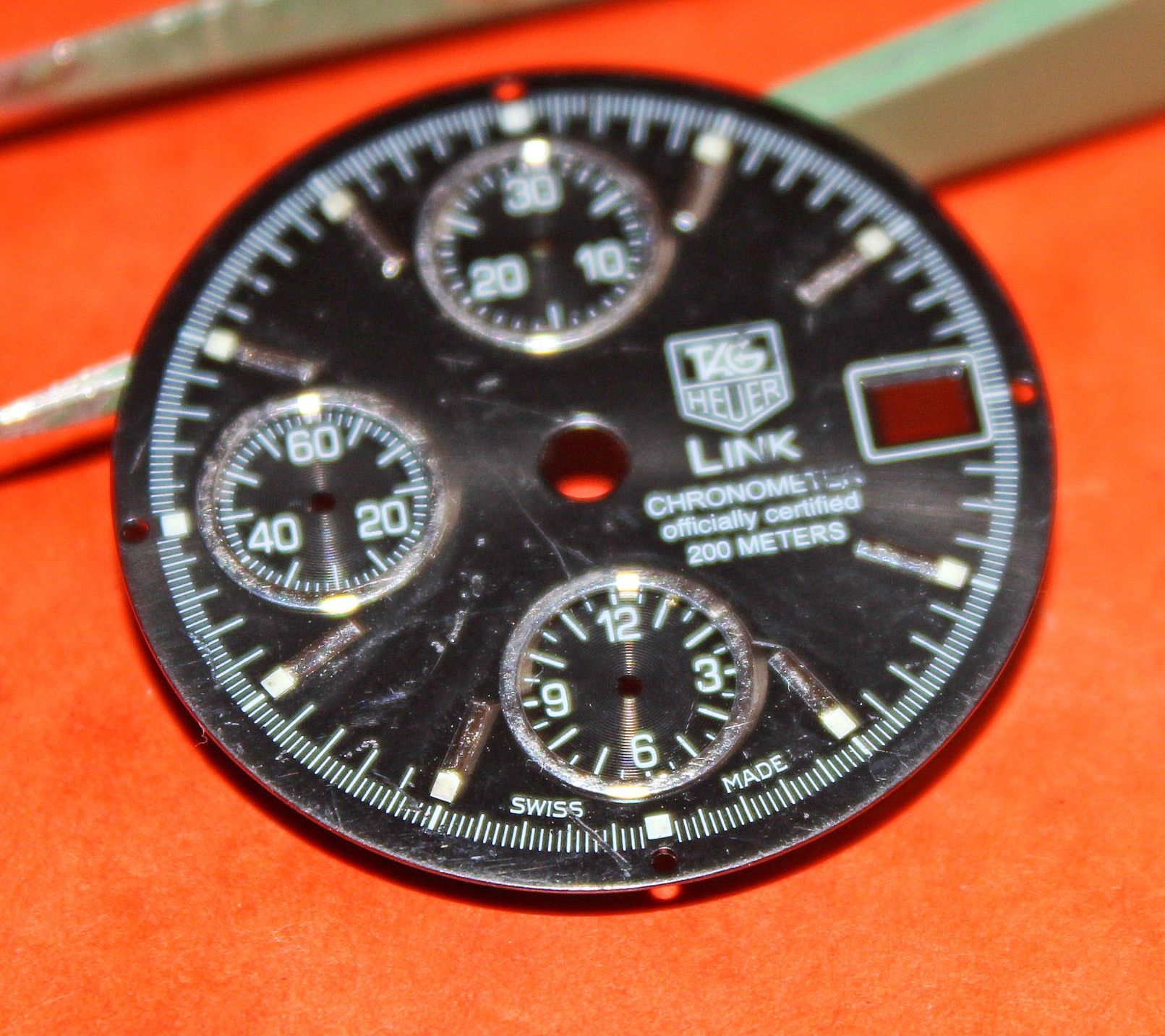 TAG Heuer Link Chronometer Original Dial Black color