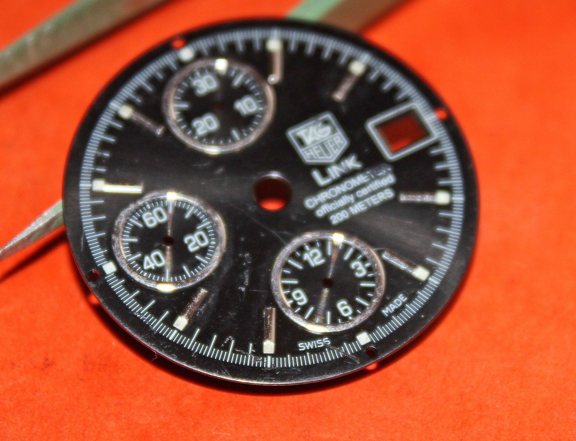 TAG Heuer Link Chronometer Original Dial Black color