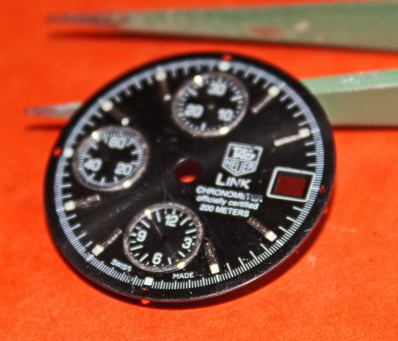 TAG Heuer Link Chronometer Original Dial Black color