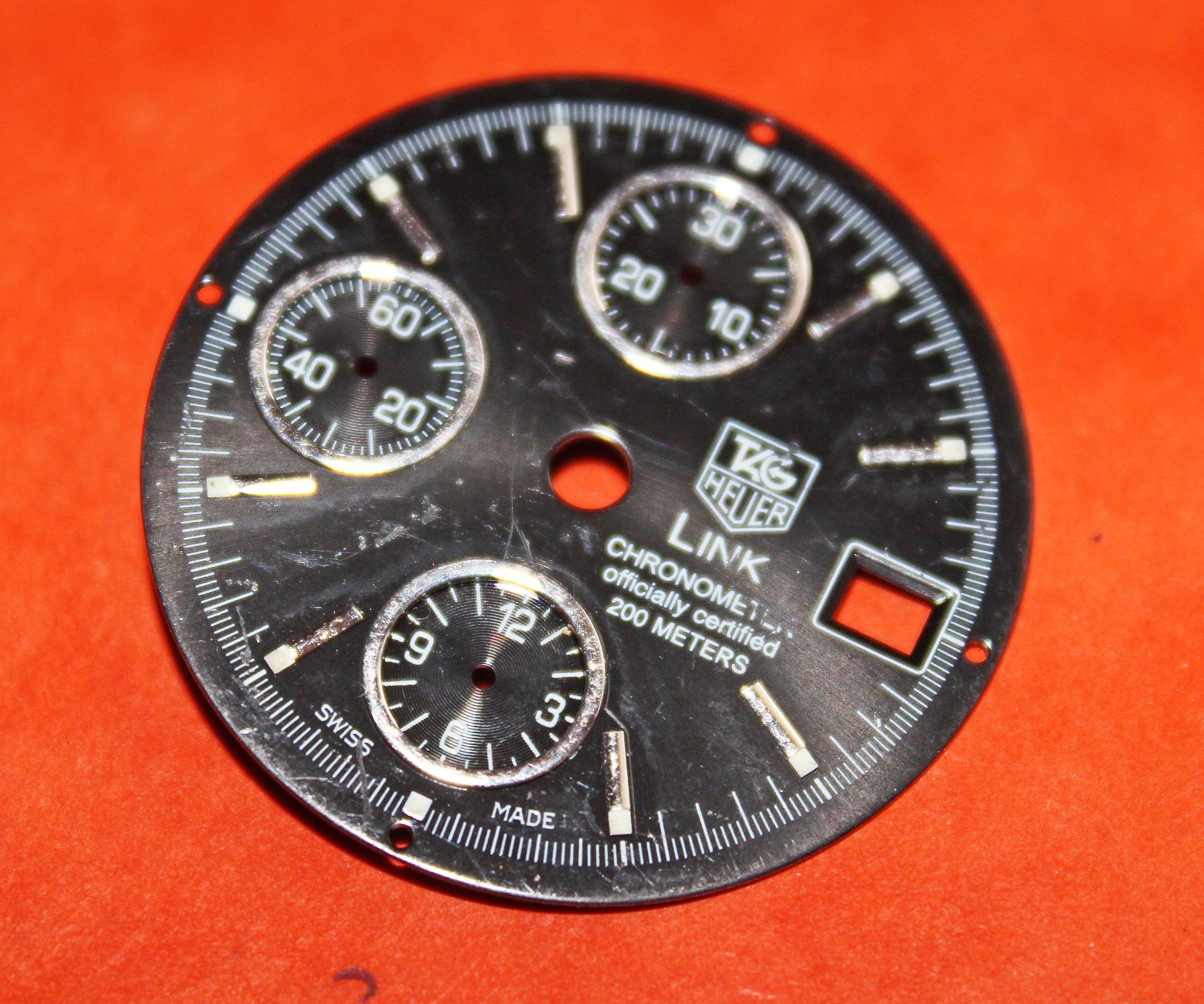 TAG Heuer Link Chronometer Original Dial Black color
