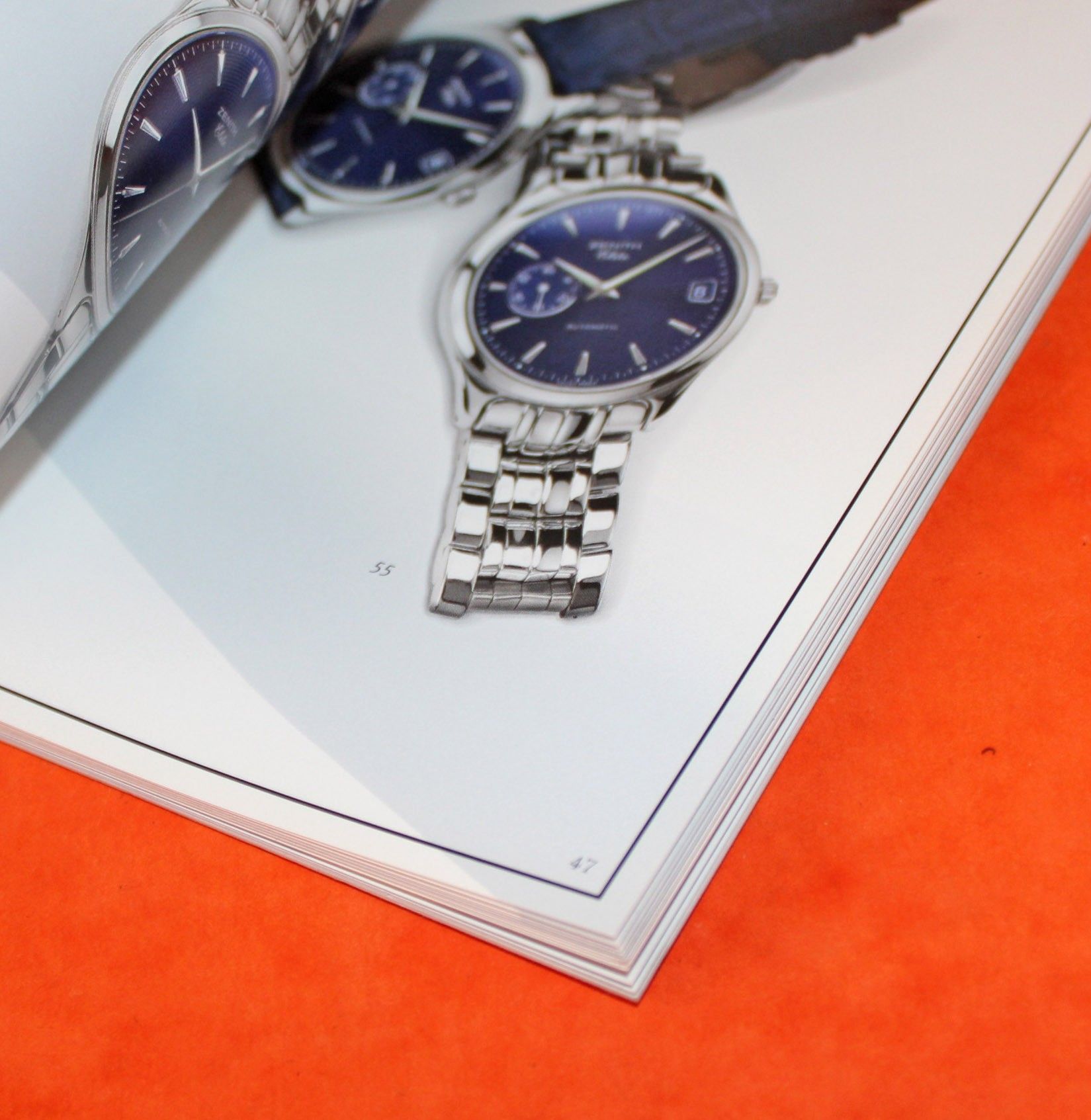 Zenith Watch Company Switzerland Vintage Swiss Ad Advert book, El ...