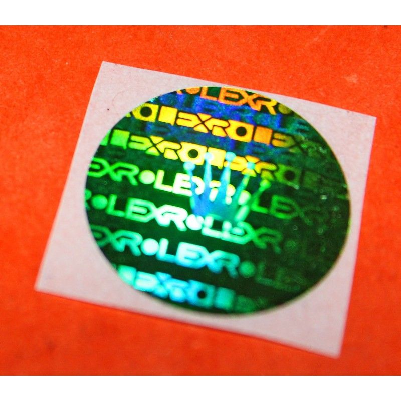 Rolex Watch caseback Hologram Sticker green Decal Submariner,GMT ...