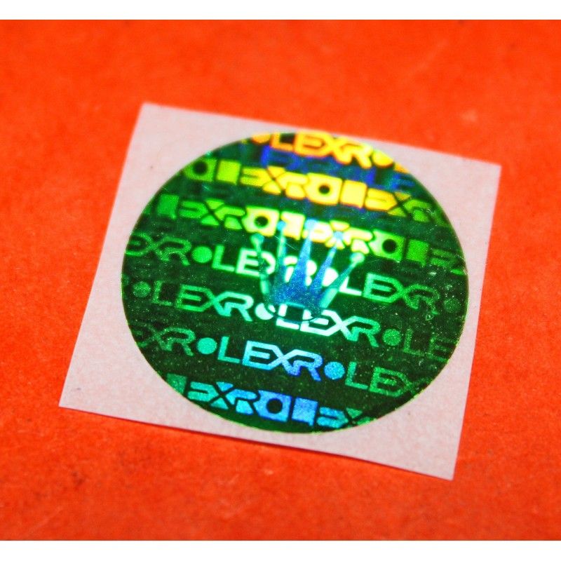Rolex Watch caseback Hologram Sticker green Decal Submariner,GMT ...