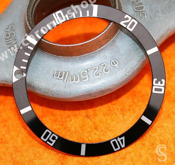 ROLEX ORIGINAL INSERT NOIR MONTRES SUBMARINER DATE 16800,168000,16610