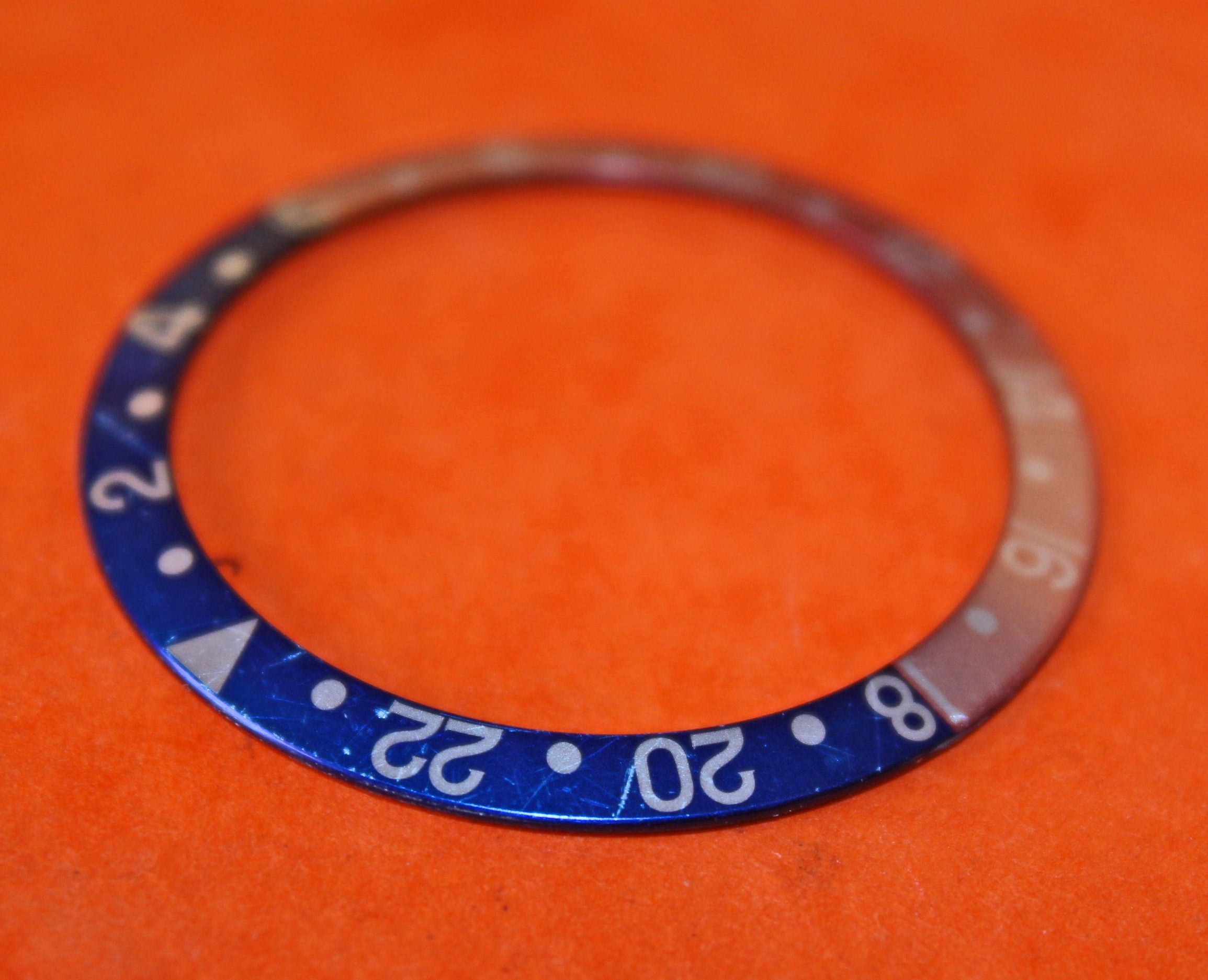 Rolex GMT Master Faded PEPSI Blue Red Copper color S/S 16700 Bezel ...