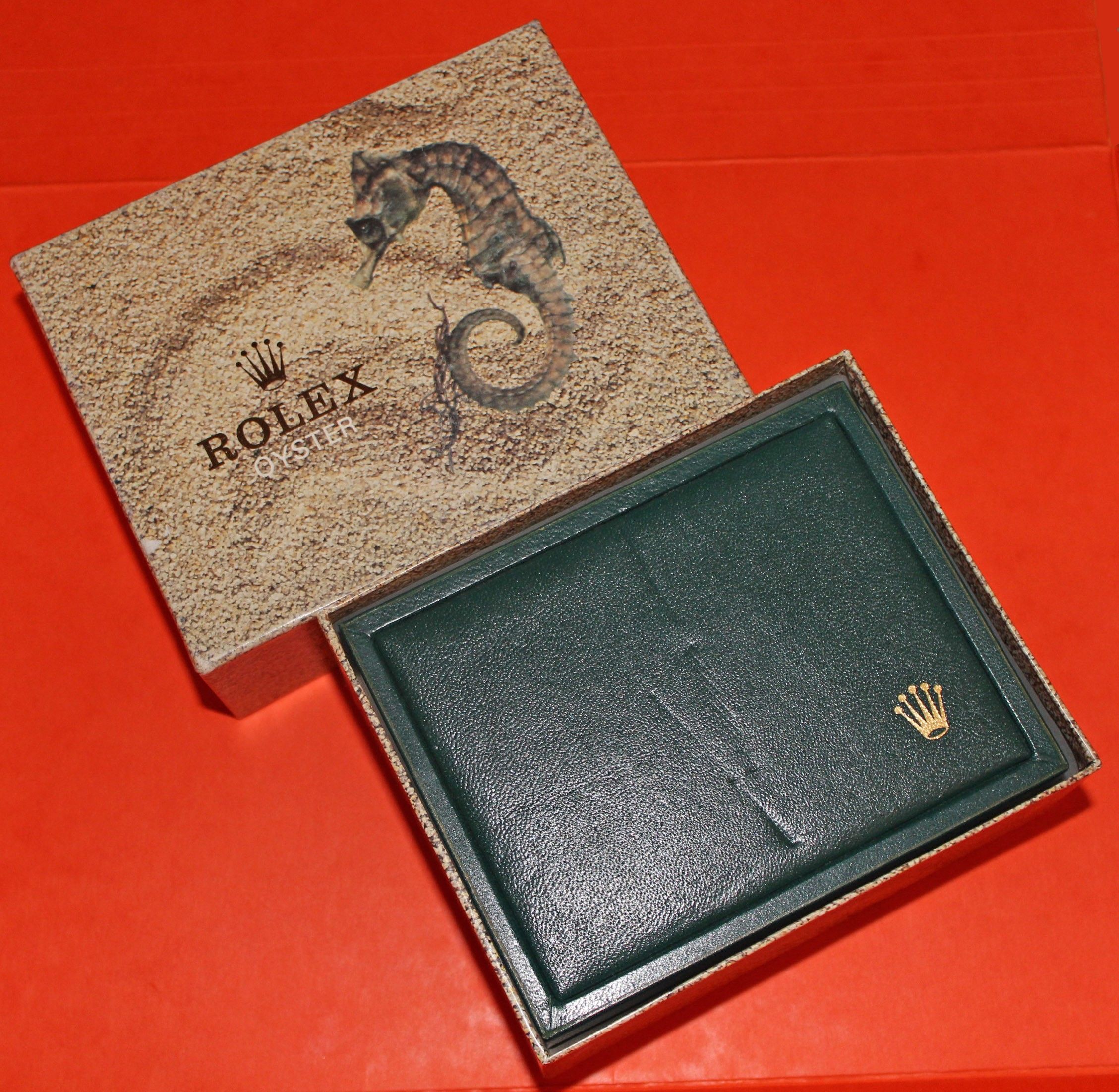 Rare PRISTINE Vintage 70's Rolex Seahorse Box & case - 5513 1680 1675 ...