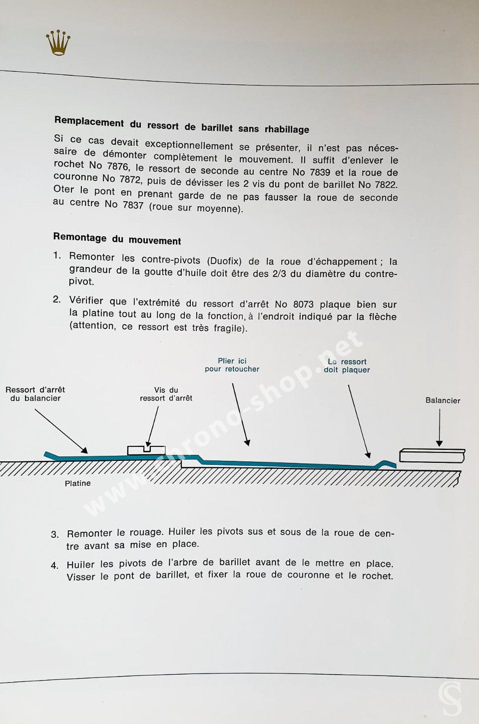 Rolex Tudor Collectable Rare Watch Technical Informations Manual Book ...