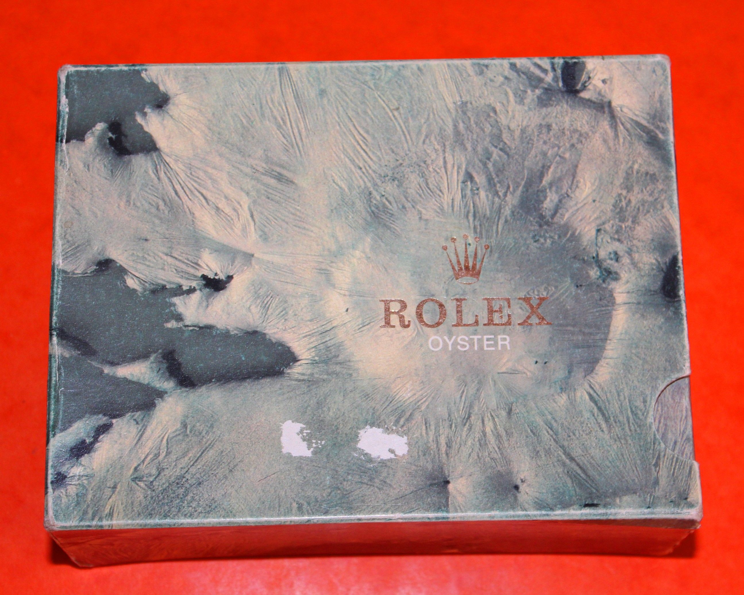 Vintage Rolex Collectible Watch Box Storage Rolex 80s Moon Crater Outer ...