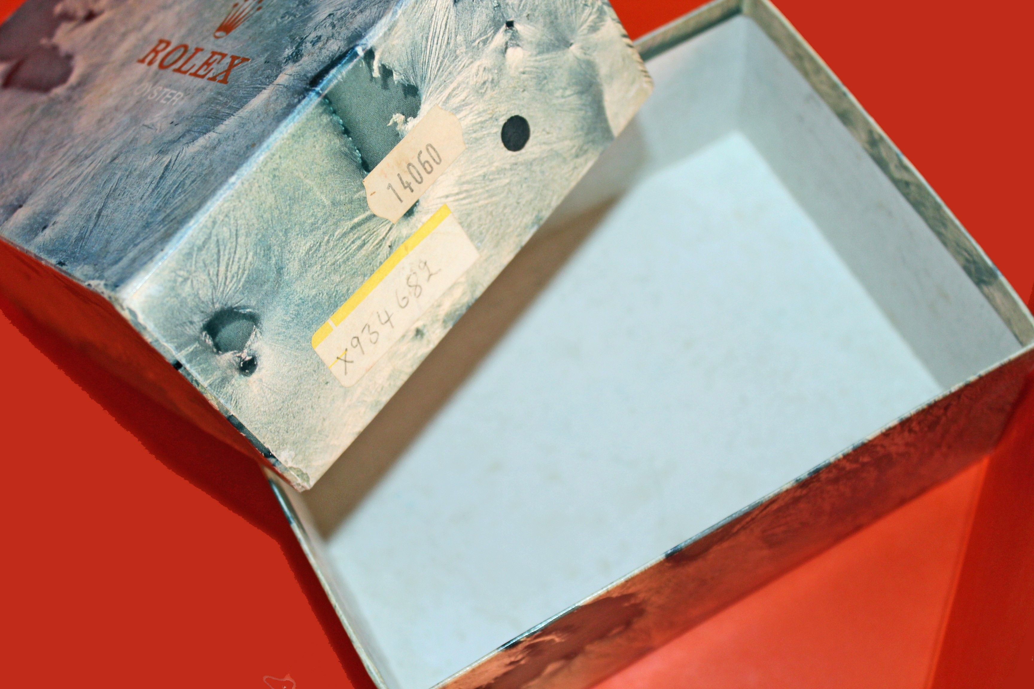 Vintage Rolex Collectible Watch Box Storage Rolex 80s Moon Crater Outer ...