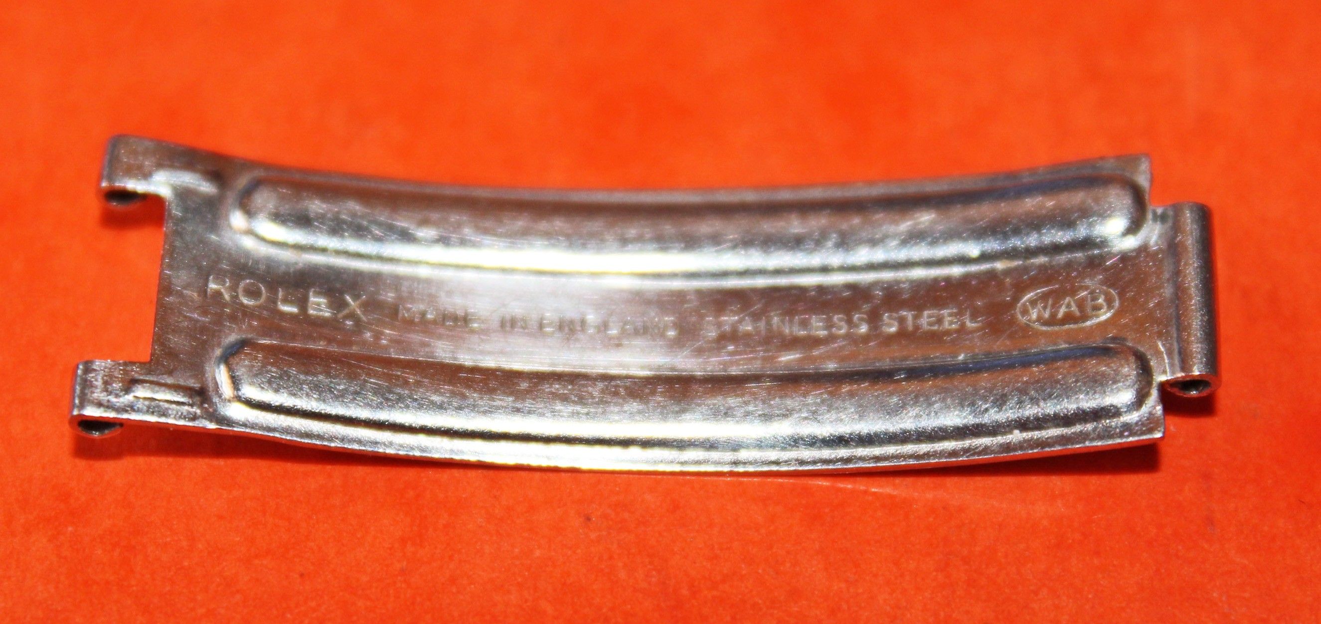 Rare Vintage Rolex MADE IN ENGLAND WAB "Big Crown" Clasp for 19mm 17mm ...