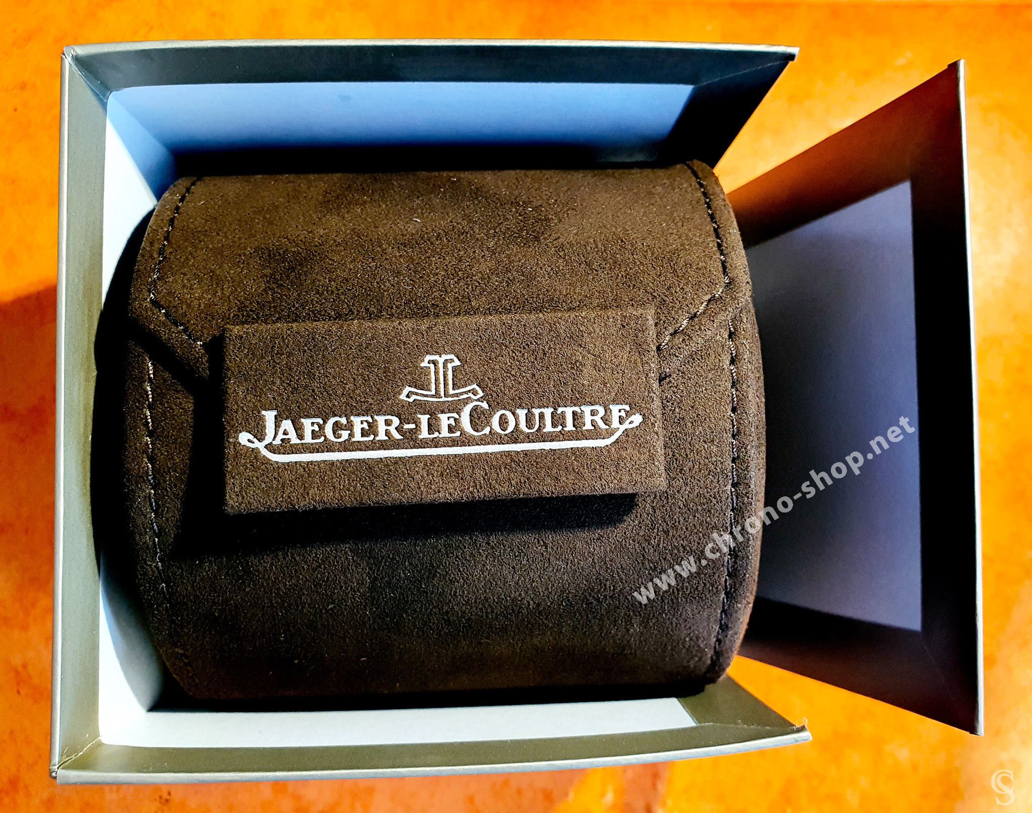 AUTHENTIC JAEGER LECOULTRE WATCH SERVICE TRAVEL BOX CASE WHITE LEATHER ...