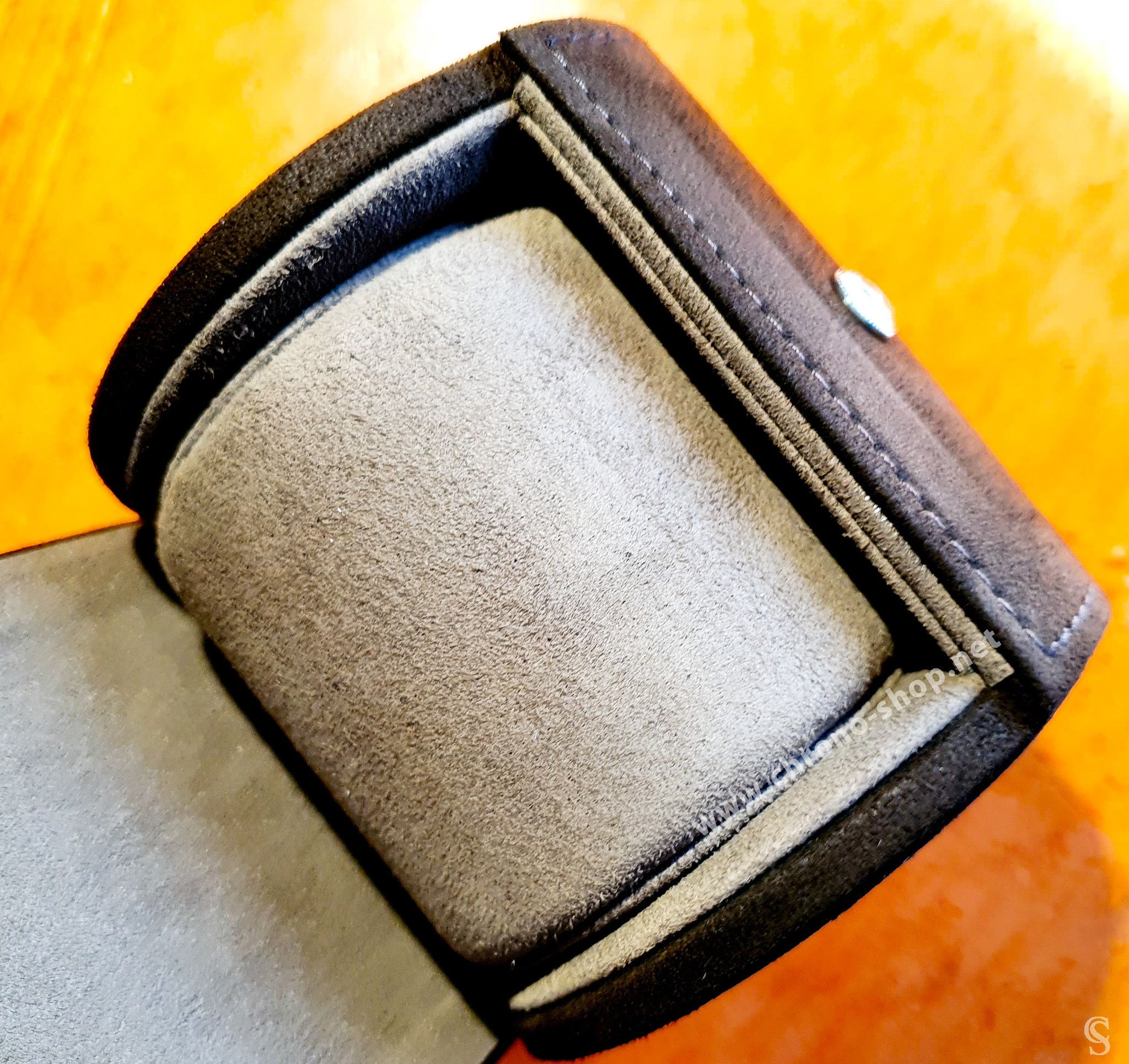 AUTHENTIC JAEGER LECOULTRE WATCH SERVICE TRAVEL BOX CASE WHITE LEATHER ...