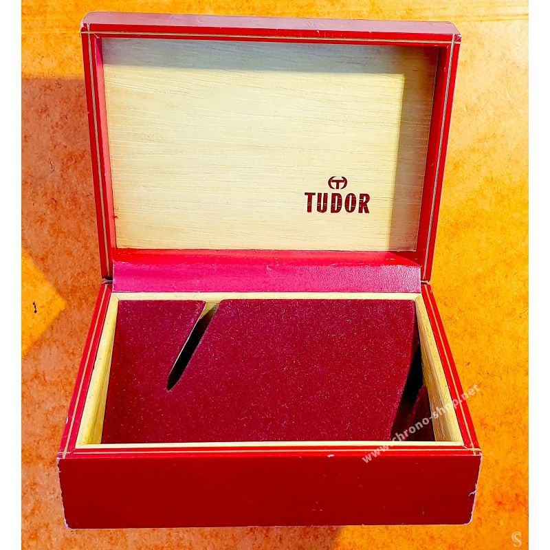 Tudor 60's Genuine & Rare Vintage ROLEX Tudor vintage Box Wooden T logo ...