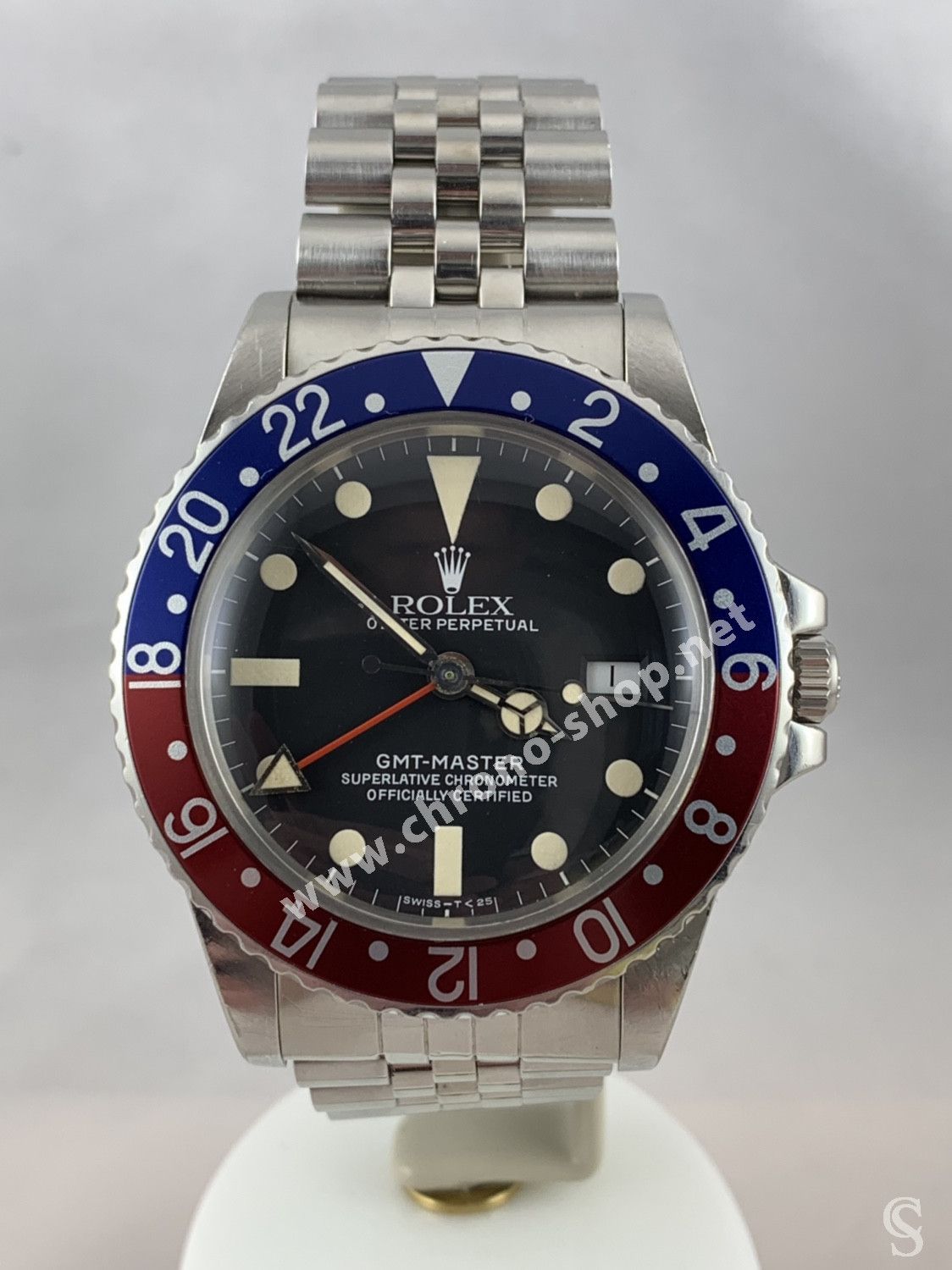 ROLEX Vintage N.O.S Factory 1675,16750 GMT Master Blue/Red PEPSI color ...