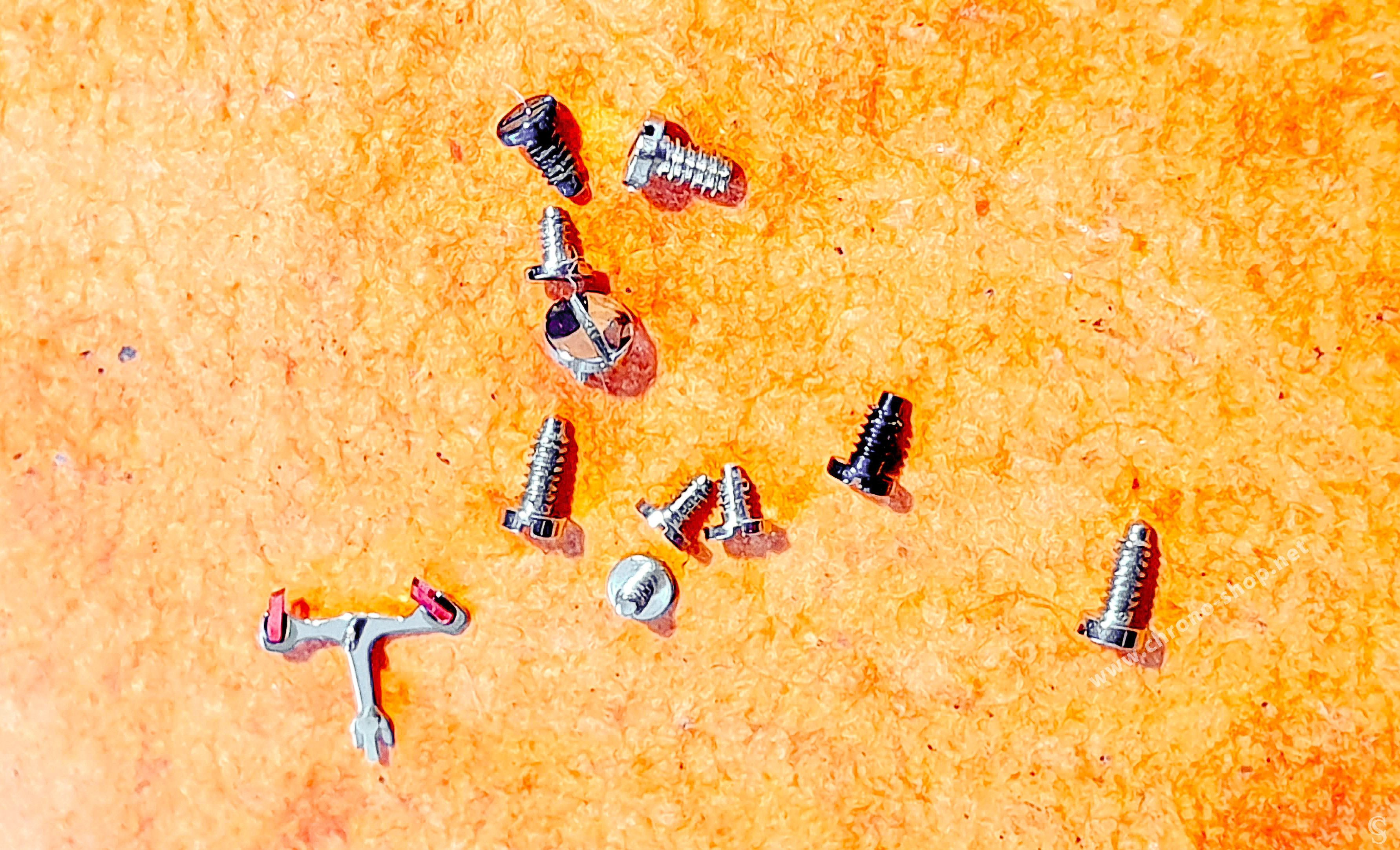 Rolex preowned Watch parts screws & anchor horology Cal auto 3185,3135 ...