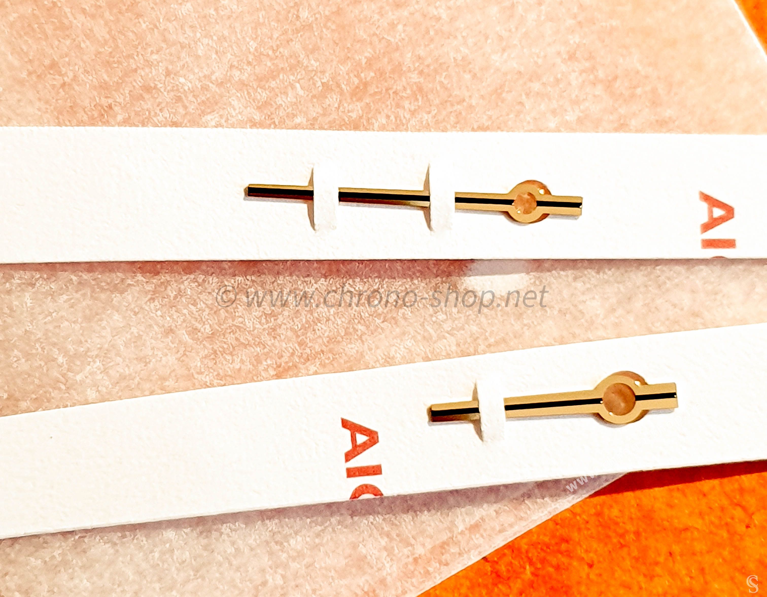 Rolex Aiguilles minutes & heures Liseret noir Or jaune montres ...