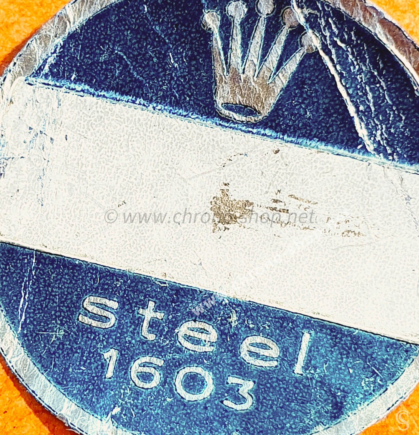 ROLEX CASEBACK Ø21mm STICKER DATEJUST ref 1603 Rolex VINTAGE GOODIES