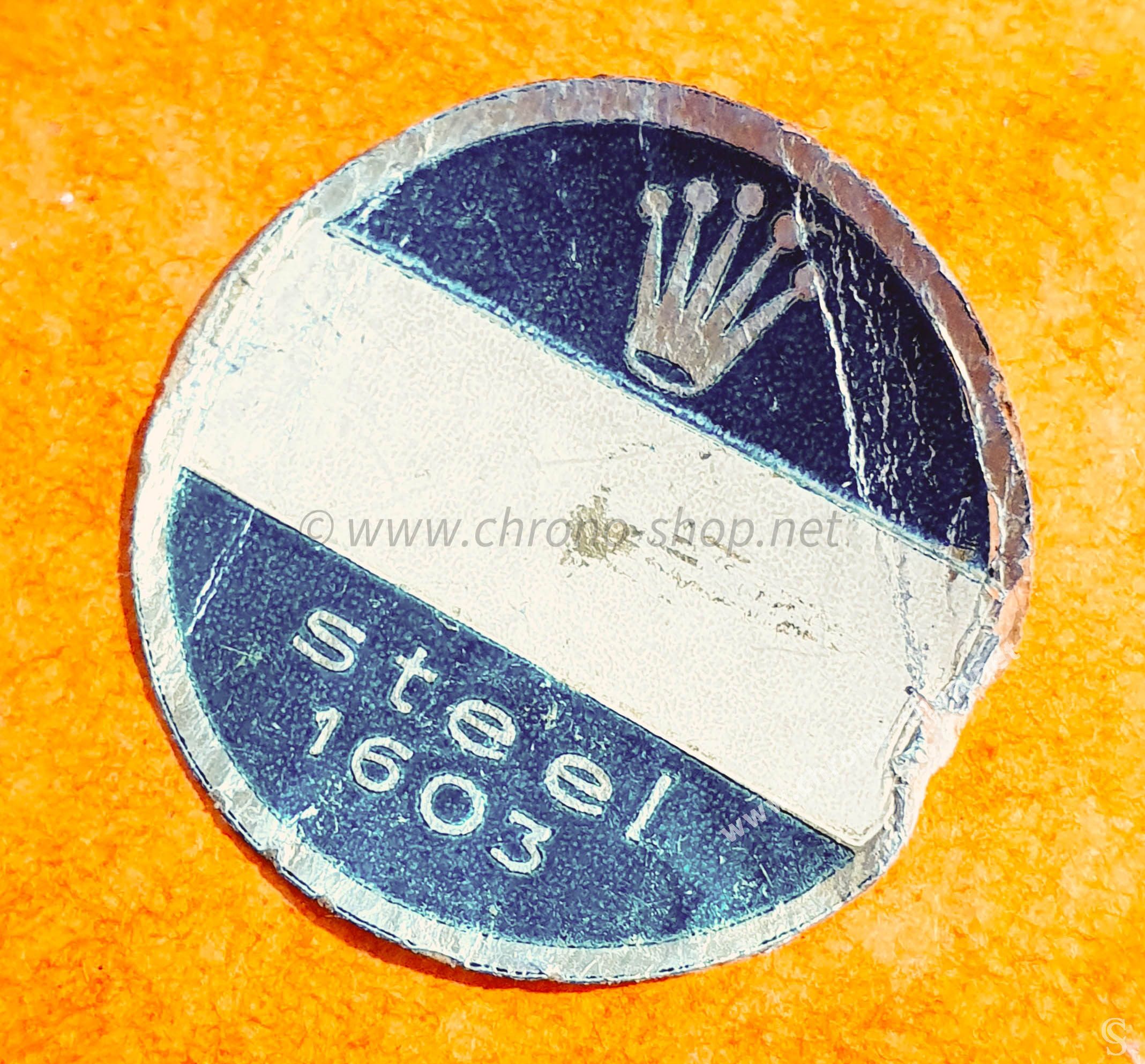 ROLEX CASEBACK Ø21mm STICKER DATEJUST ref 1603 Rolex VINTAGE GOODIES