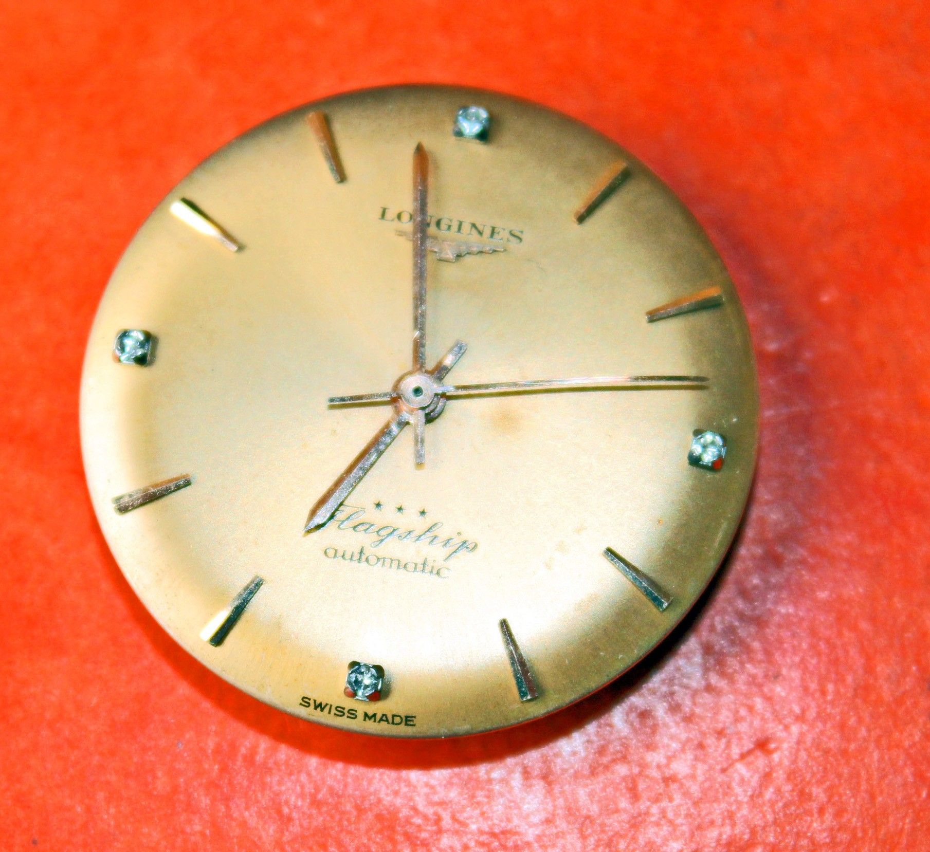 VINTAGE & AUTHENTIQUE CADRAN ET MOUVEMENT 340 MONTRES LONGINES FLAGSHIP ...