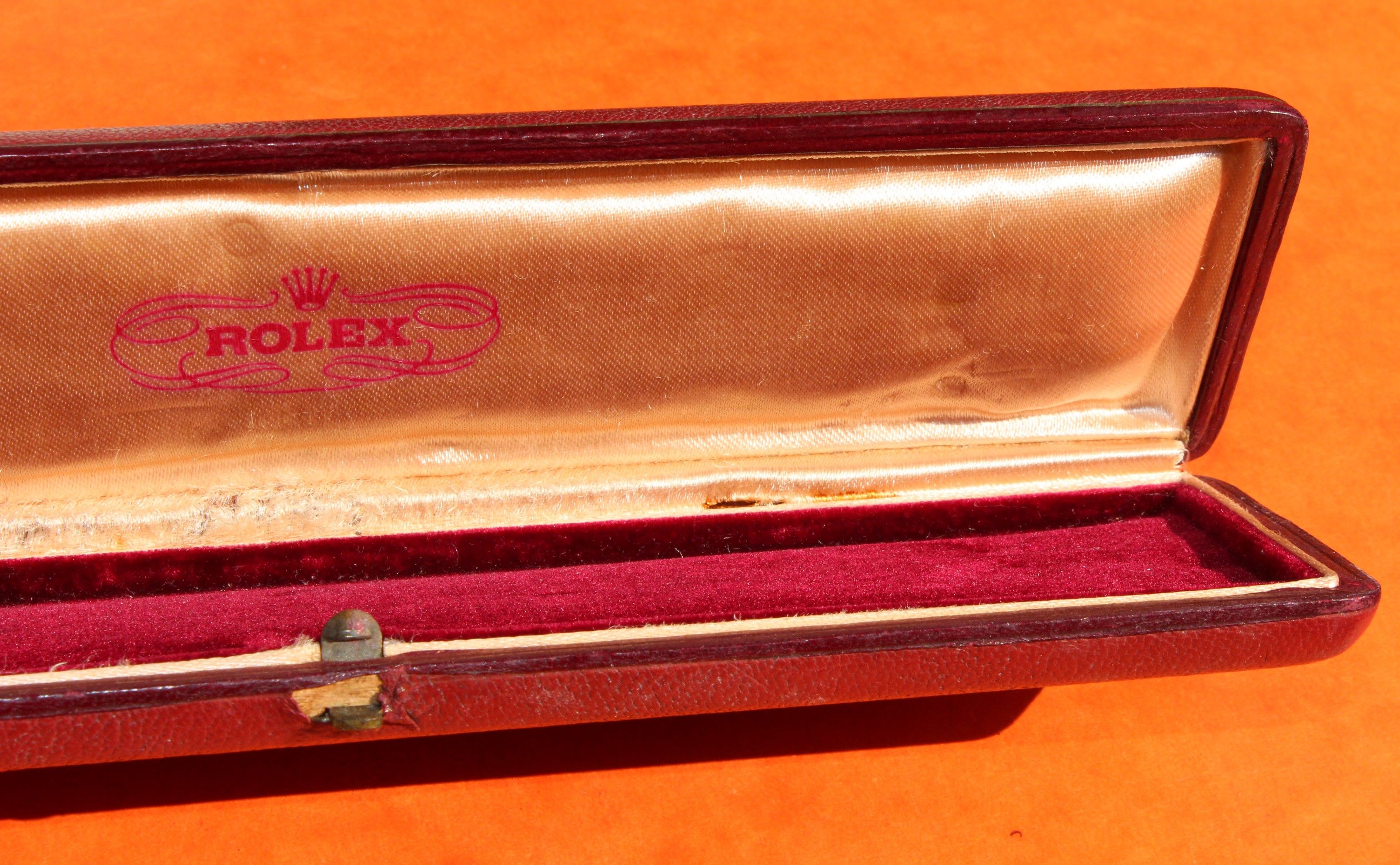 Rare Vintage Rectangle Rolex Coffin Box for Bubbleback and Early ...