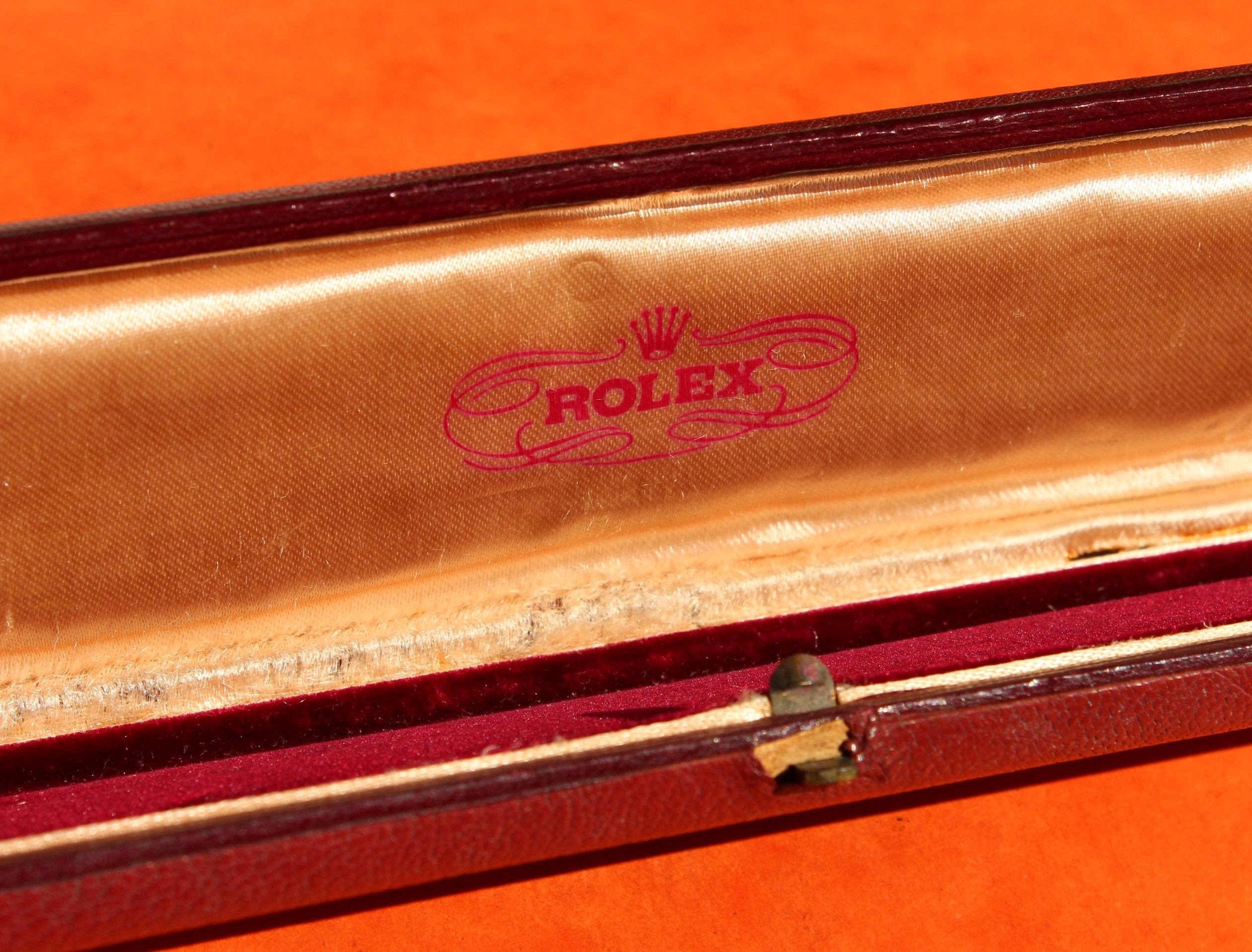 Rare Vintage Rectangle Rolex Coffin Box for Bubbleback and Early ...