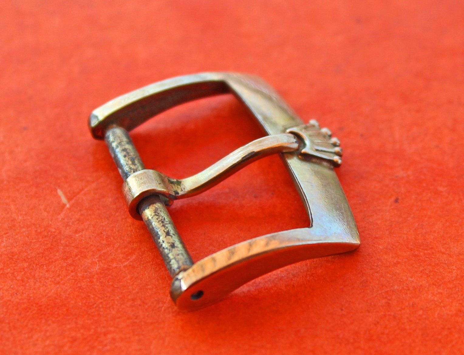 Vintage 16mm Gold Filled BIG CROWN Rolex or Tudor Buckle 16mm Between ...