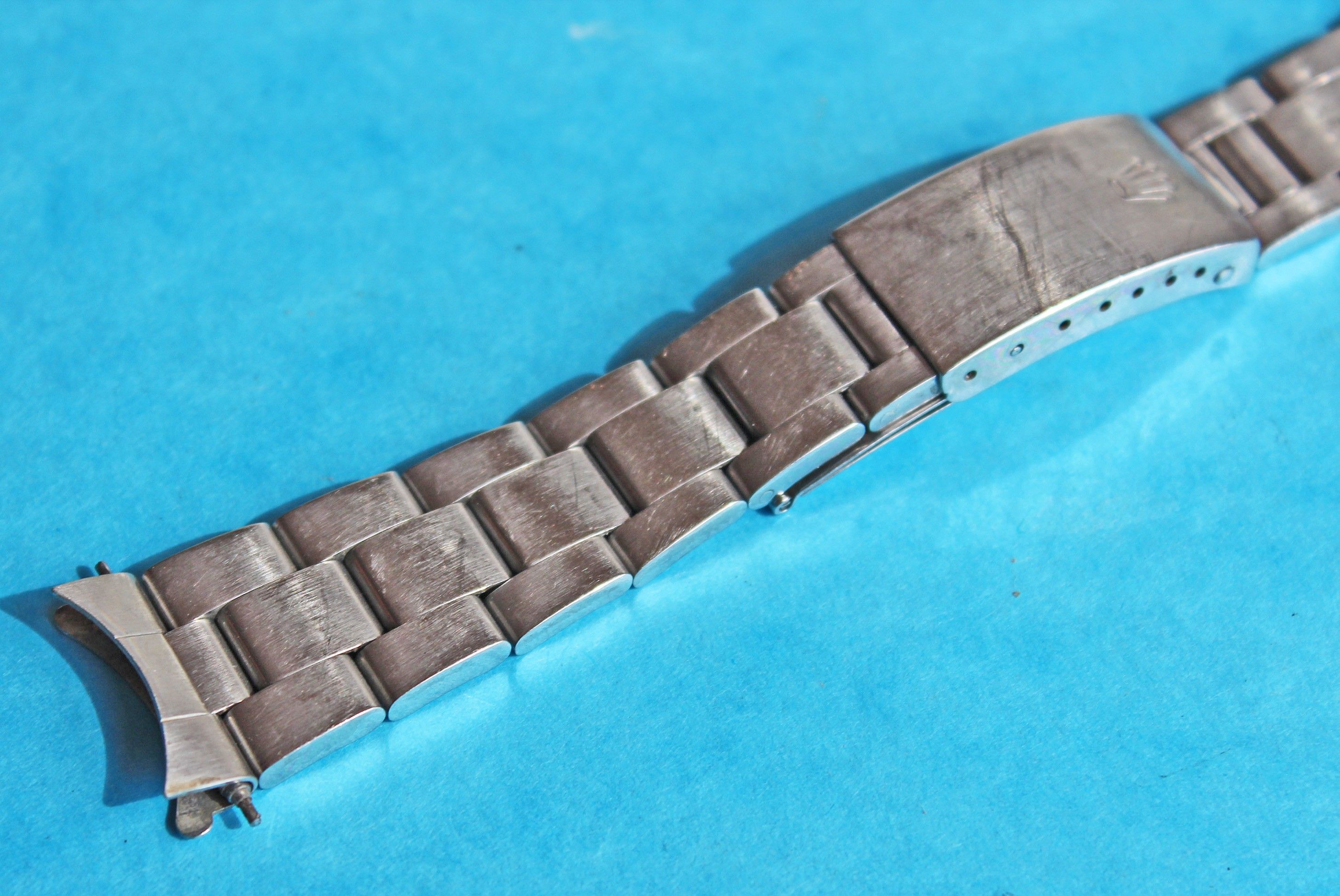 1984 Vintage Rolex 78350 -19mm- Oyster Stainless Steel Bracelet heavy ...