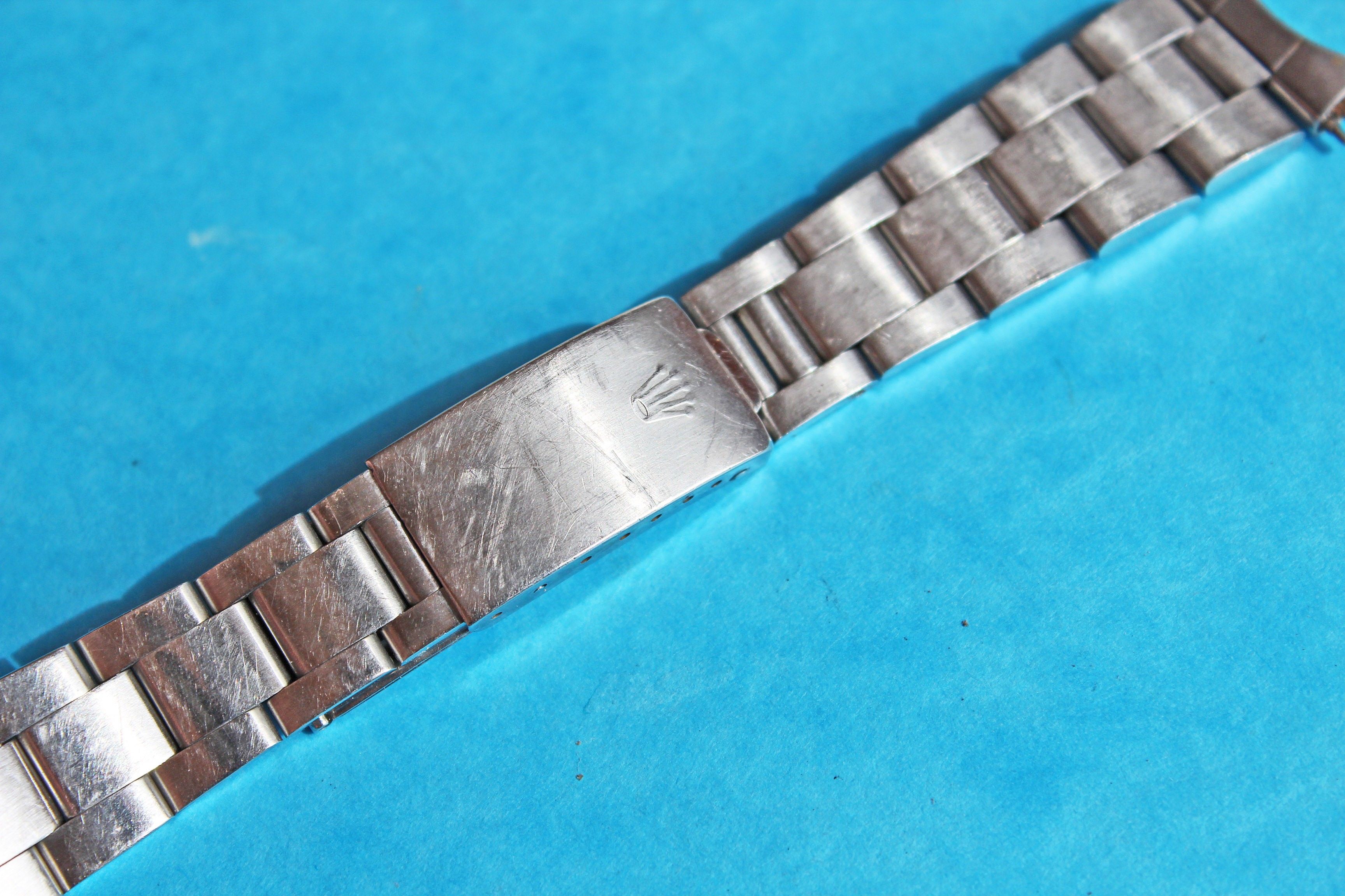 1984 Vintage Rolex 78350 -19mm- Oyster Stainless Steel Bracelet heavy ...