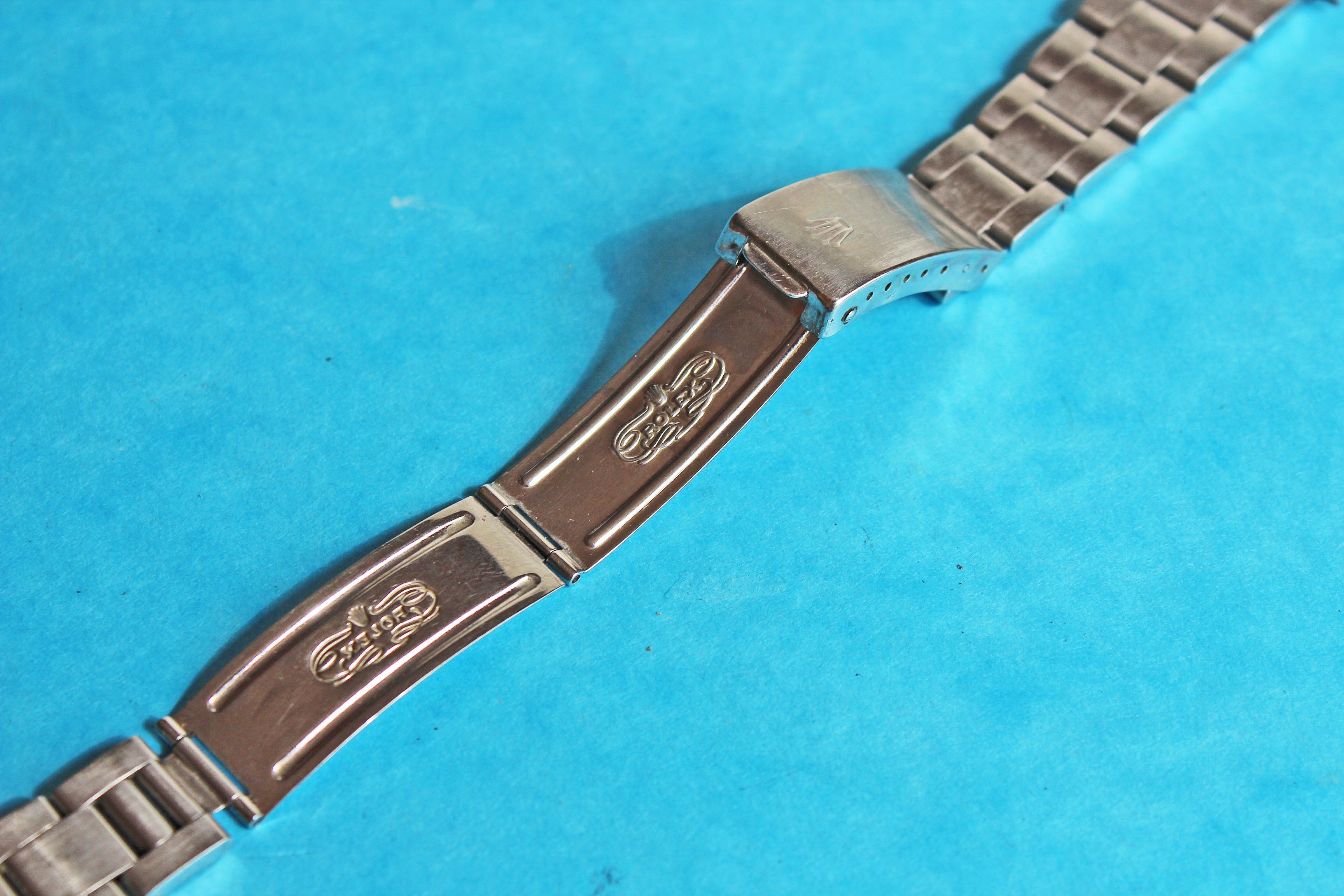 1984 Vintage Rolex 78350 -19mm- Oyster Stainless Steel Bracelet heavy ...