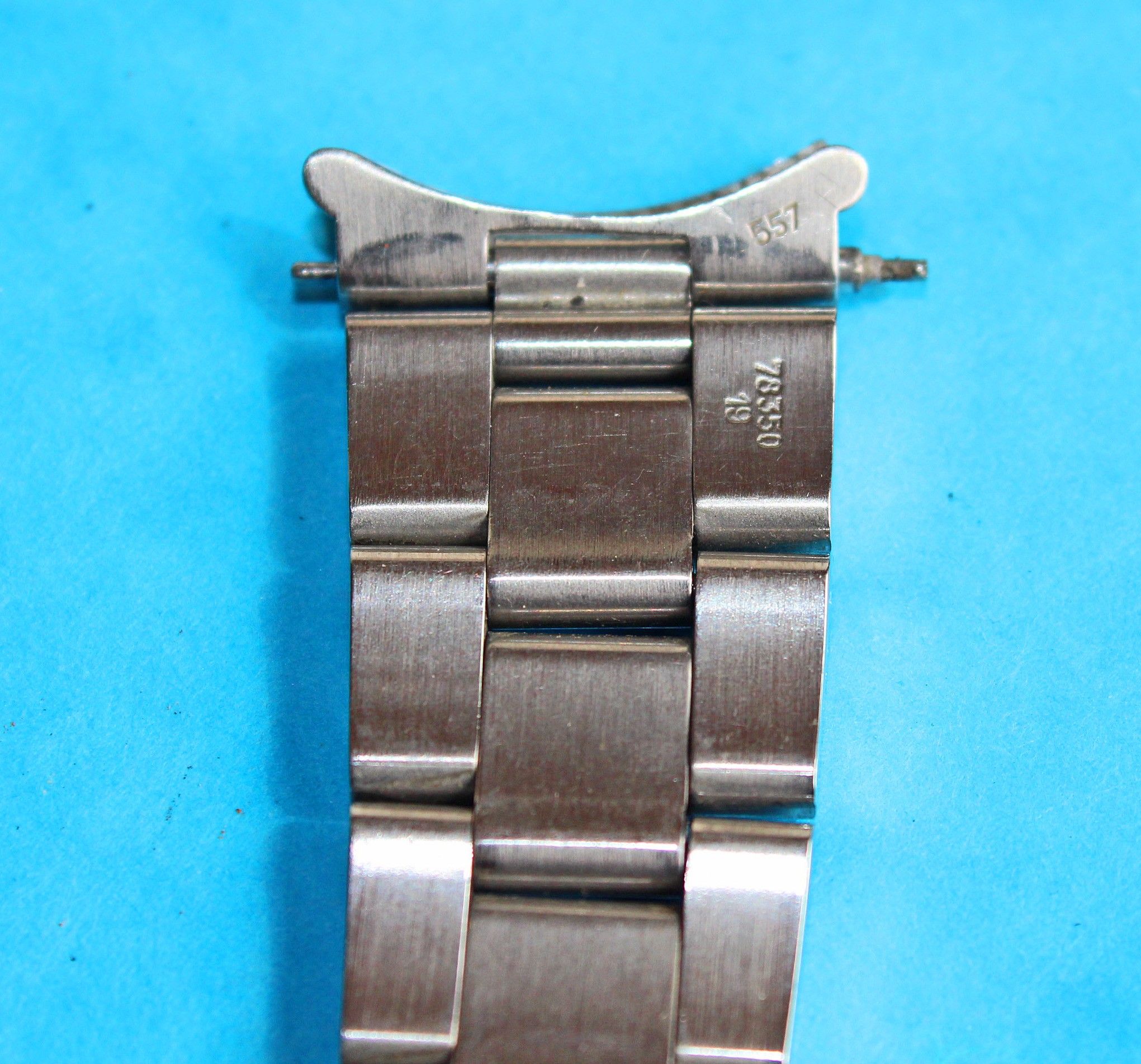 1984 Vintage Rolex 78350 -19mm- Oyster Stainless Steel Bracelet heavy ...