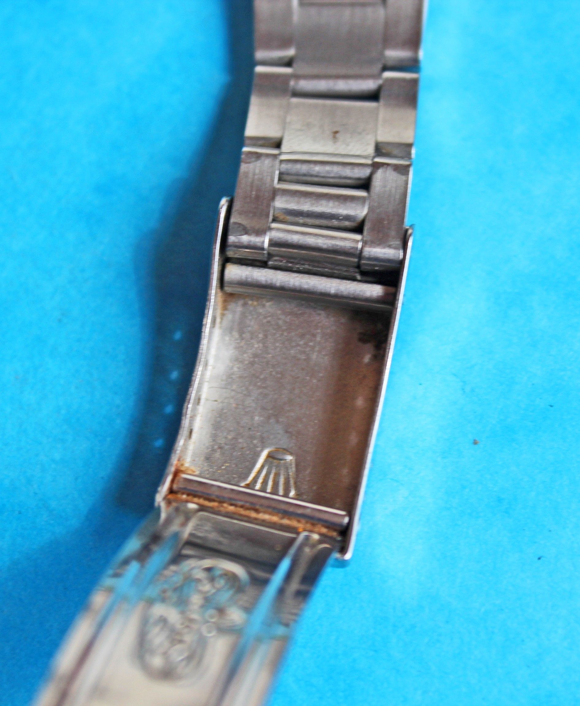 1984 Vintage Rolex 78350 -19mm- Oyster Stainless Steel Bracelet heavy ...