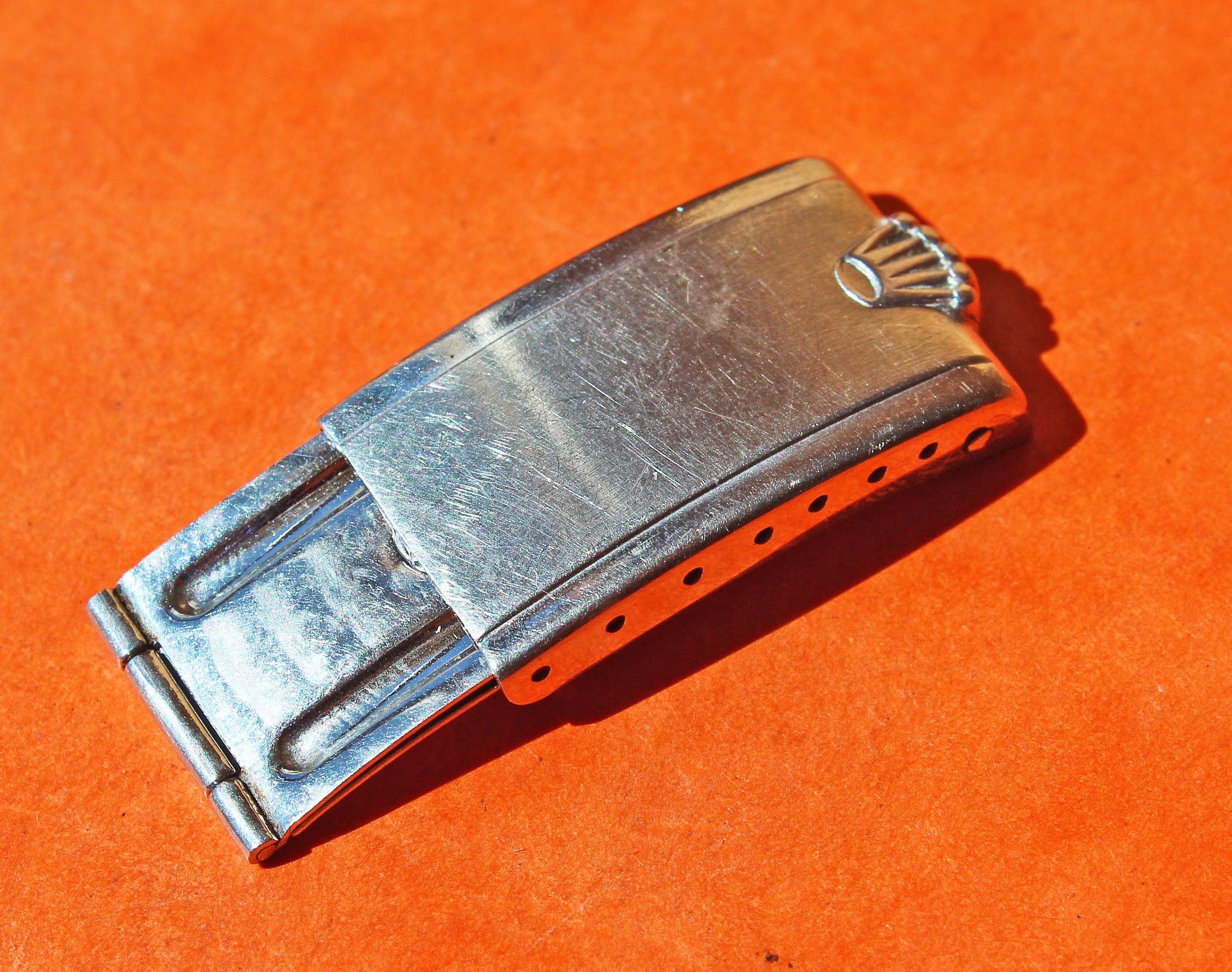 Rare 1968 Vintage Rolex "Big Crown" 6251H Clasp for Rivet folded links ...