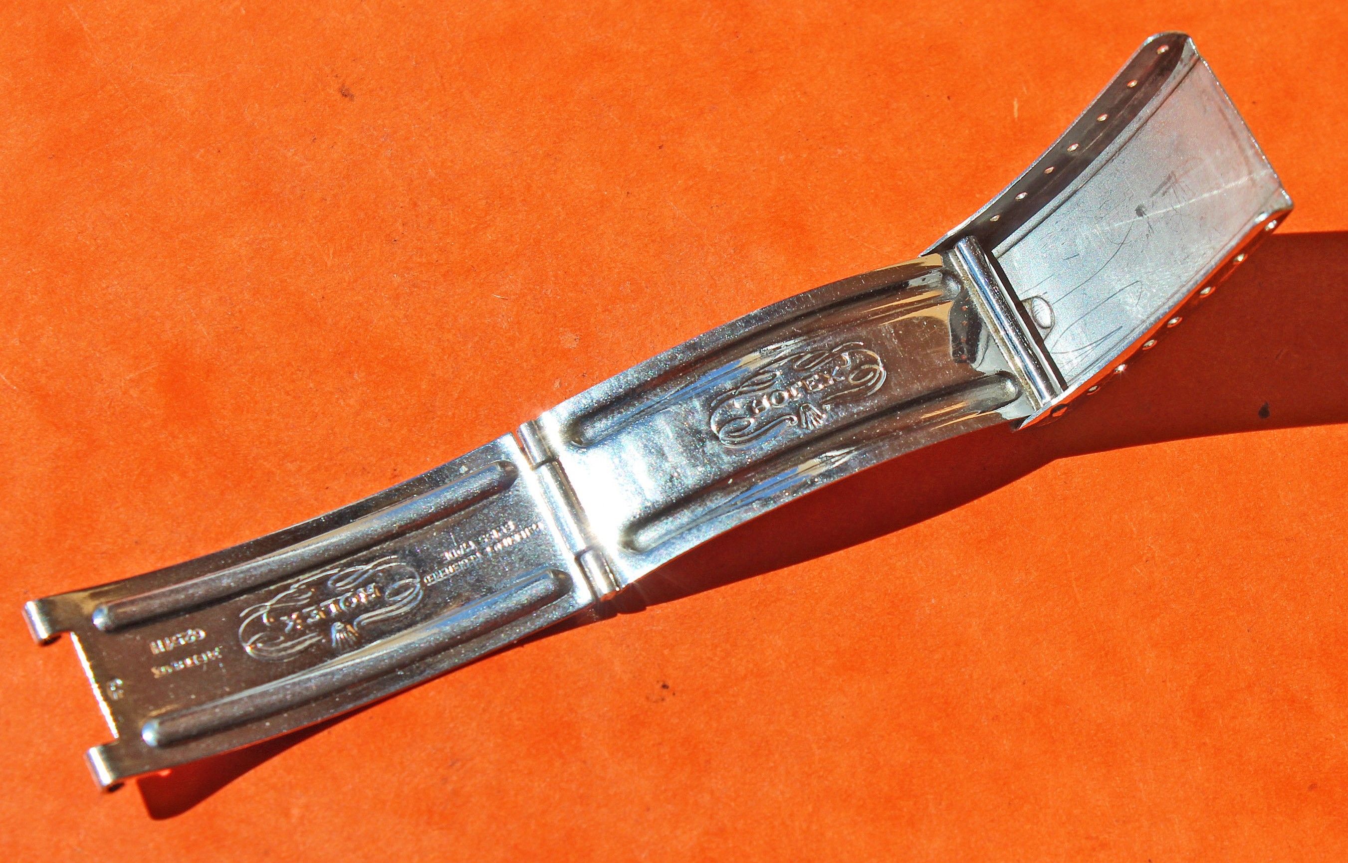 Rare 1968 Vintage Rolex "Big Crown" 6251H Clasp for Rivet folded links ...