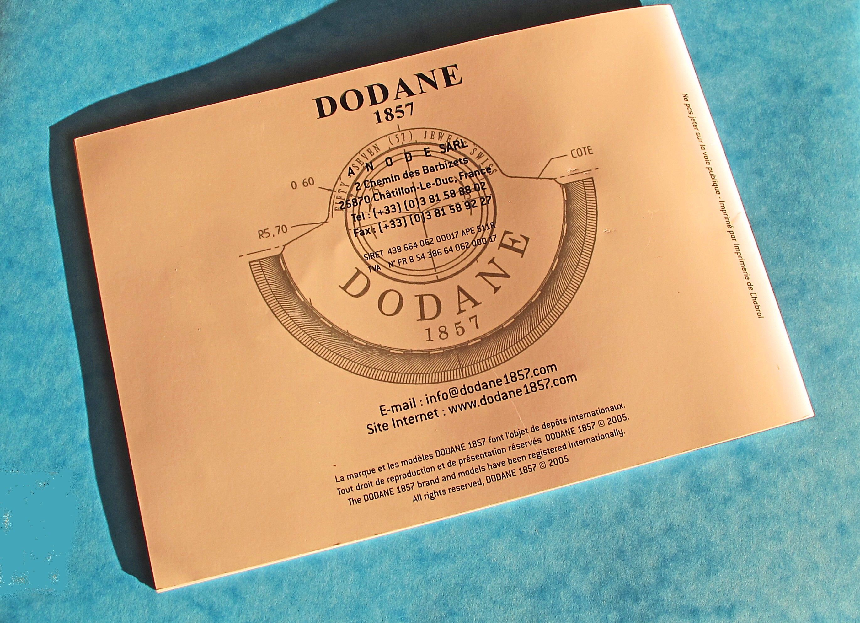 BOOKLET CHRONOGRAPH DODANE MILITARY WATCH VINTAGE TYPE XXI