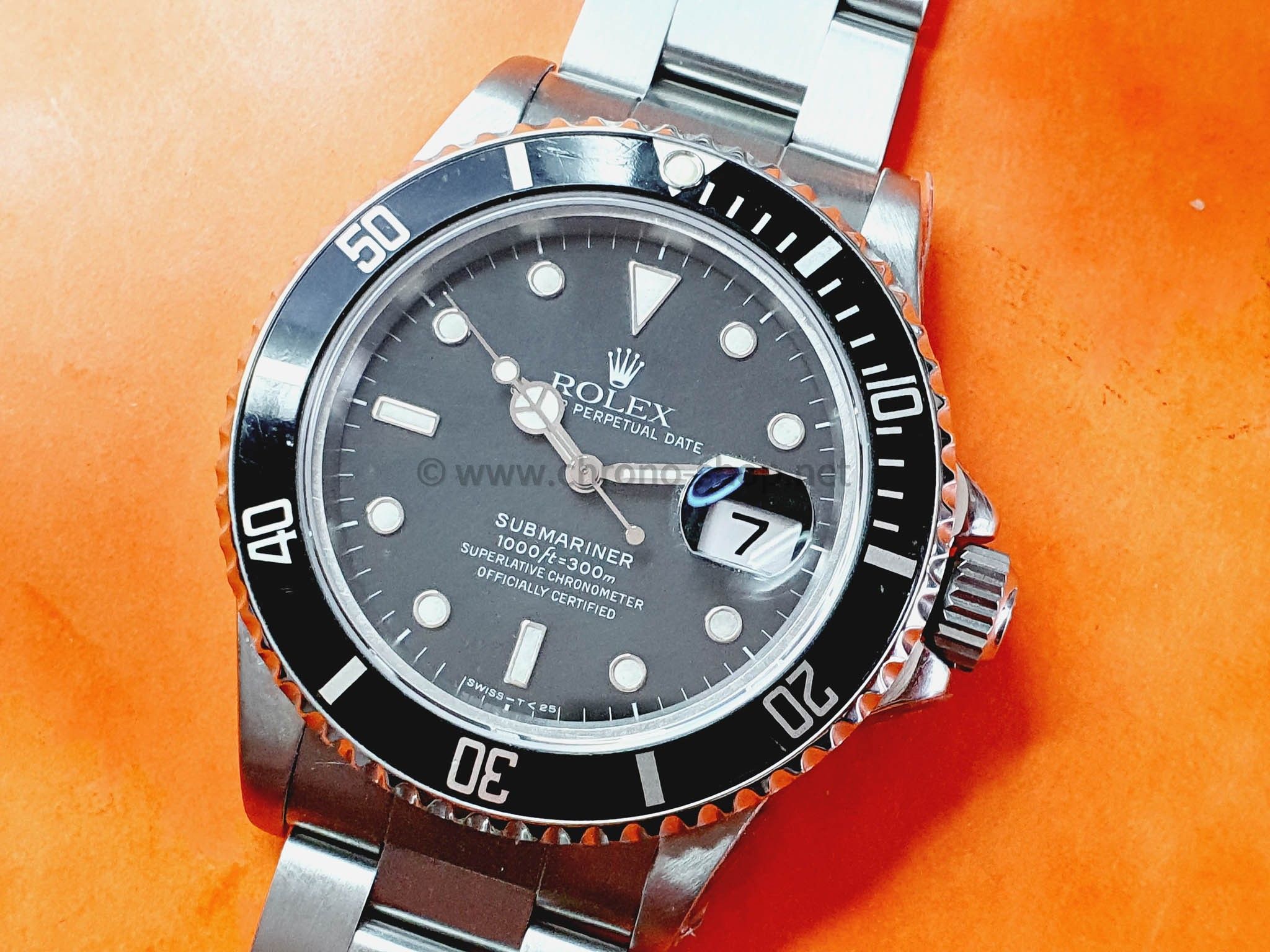 Rolex Mint Submariner Date 16800 Vintage Divers Watch Circa 1985 Rolex ...